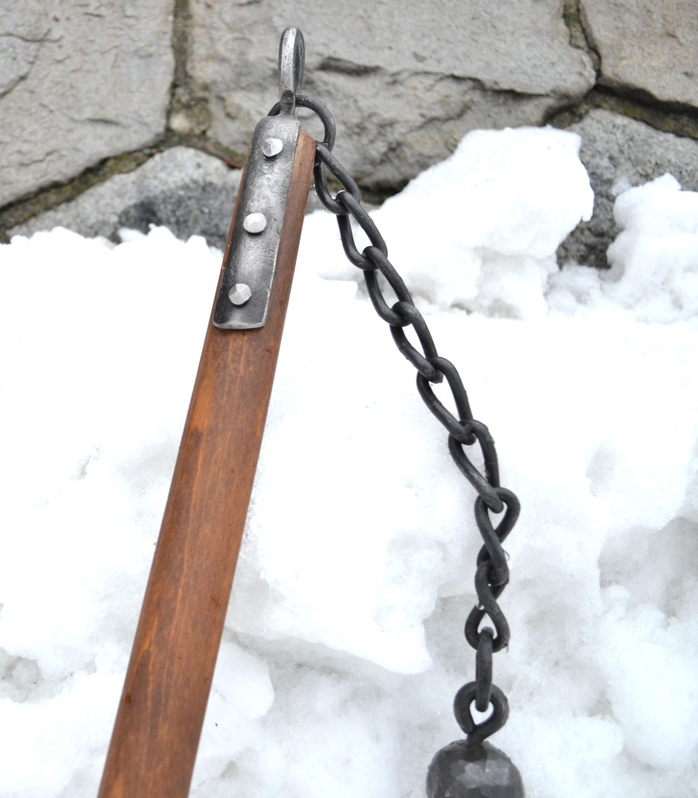 FLAIL, medieval weapon, 14th century, replica Wulflund