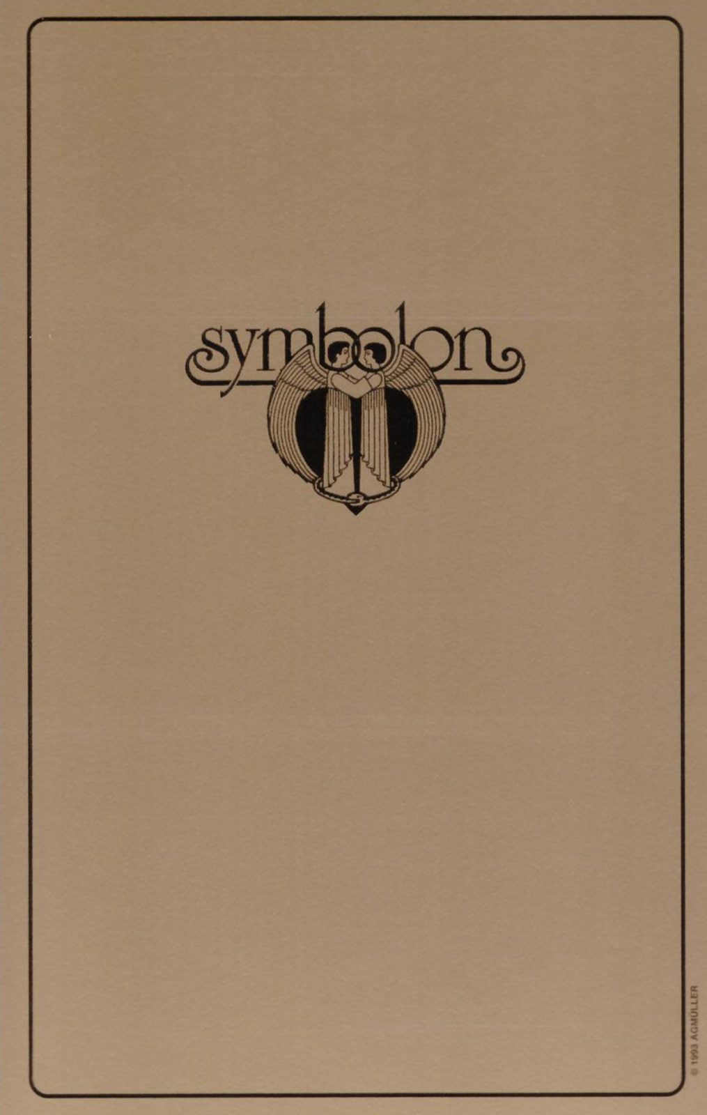 TAROT CARDS, Symbolon GB - The deck of remembrance Wulflund