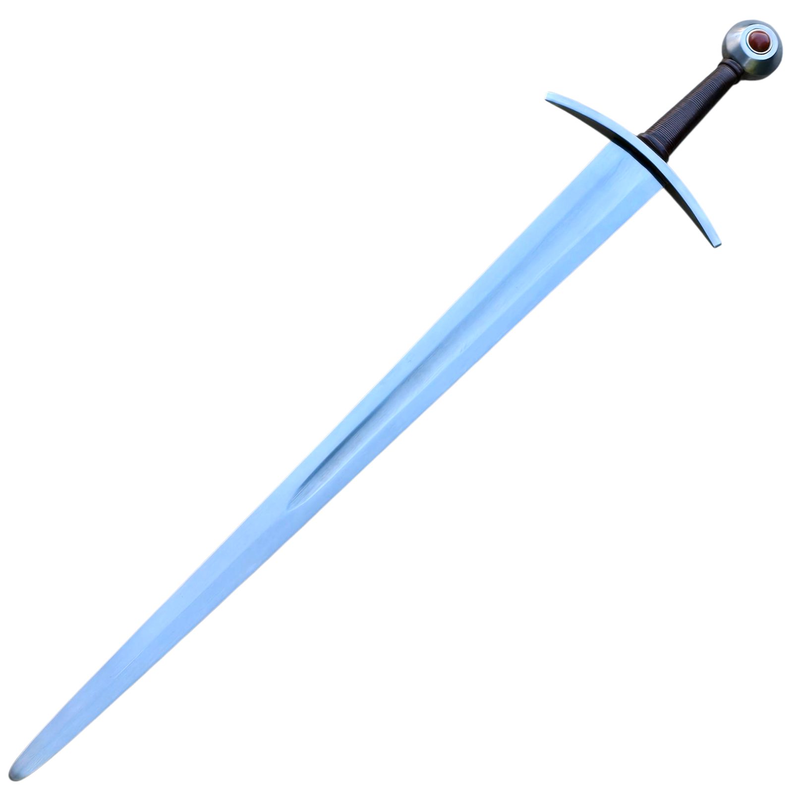 JASPER, one-handed sword, 14th-15th century, Full Tang, with stone Wulflund