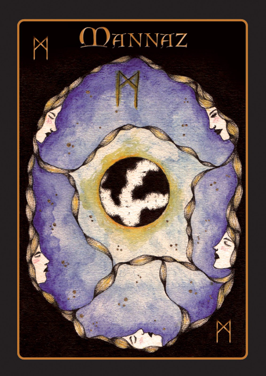 24 RUNE CARDS - Rune Oracle, GB Edition Wulflund