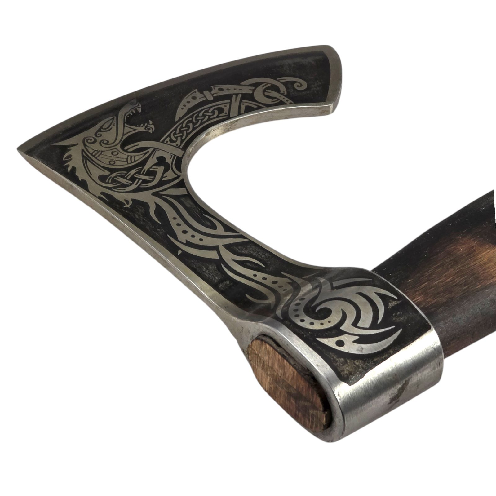 Viking axe wolf Fenrir Wulflund