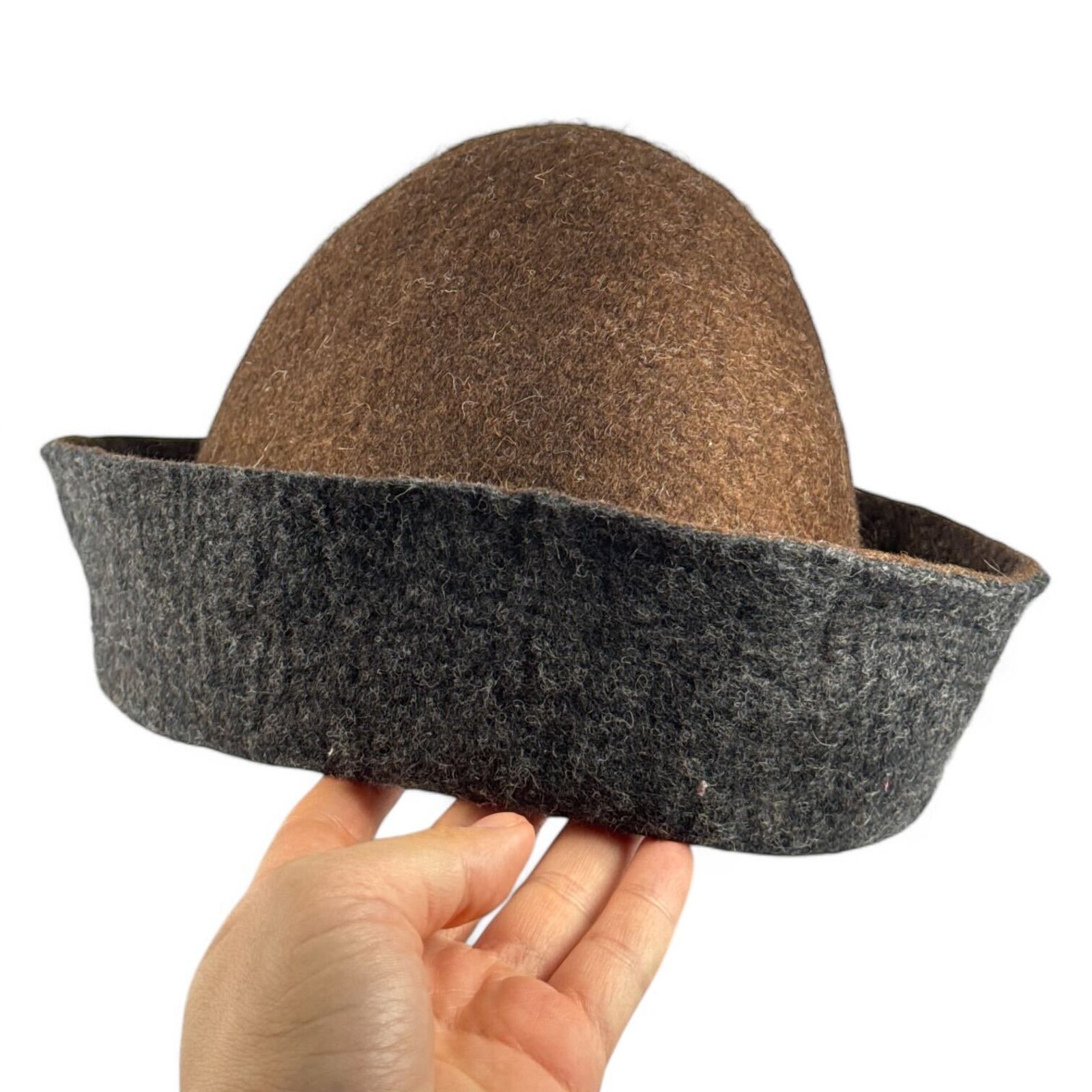 Medieval felt hat, wool Wulflund