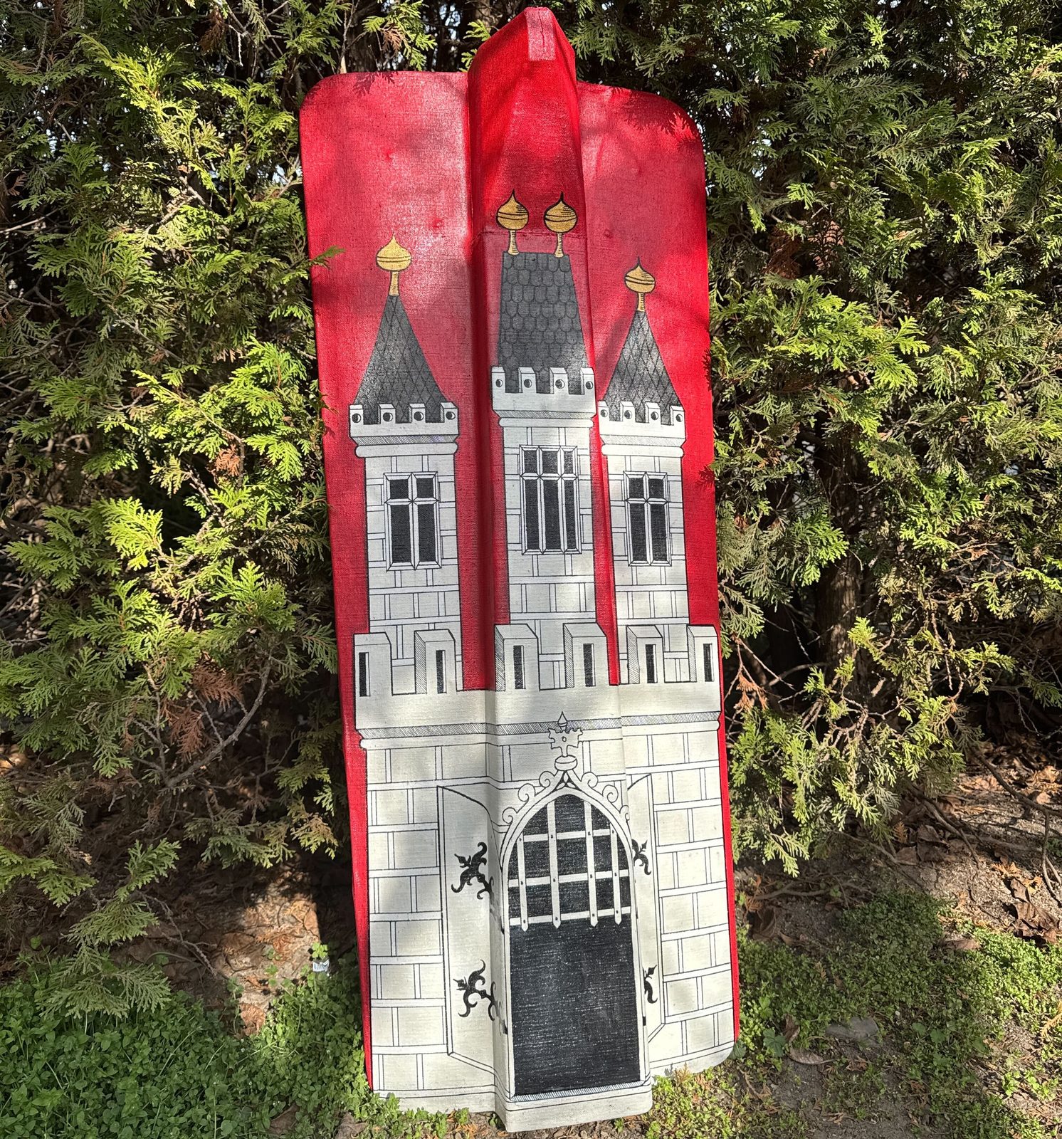 Hussite pavise shield, hand-painted wooden PRAGUE Decorative and ...