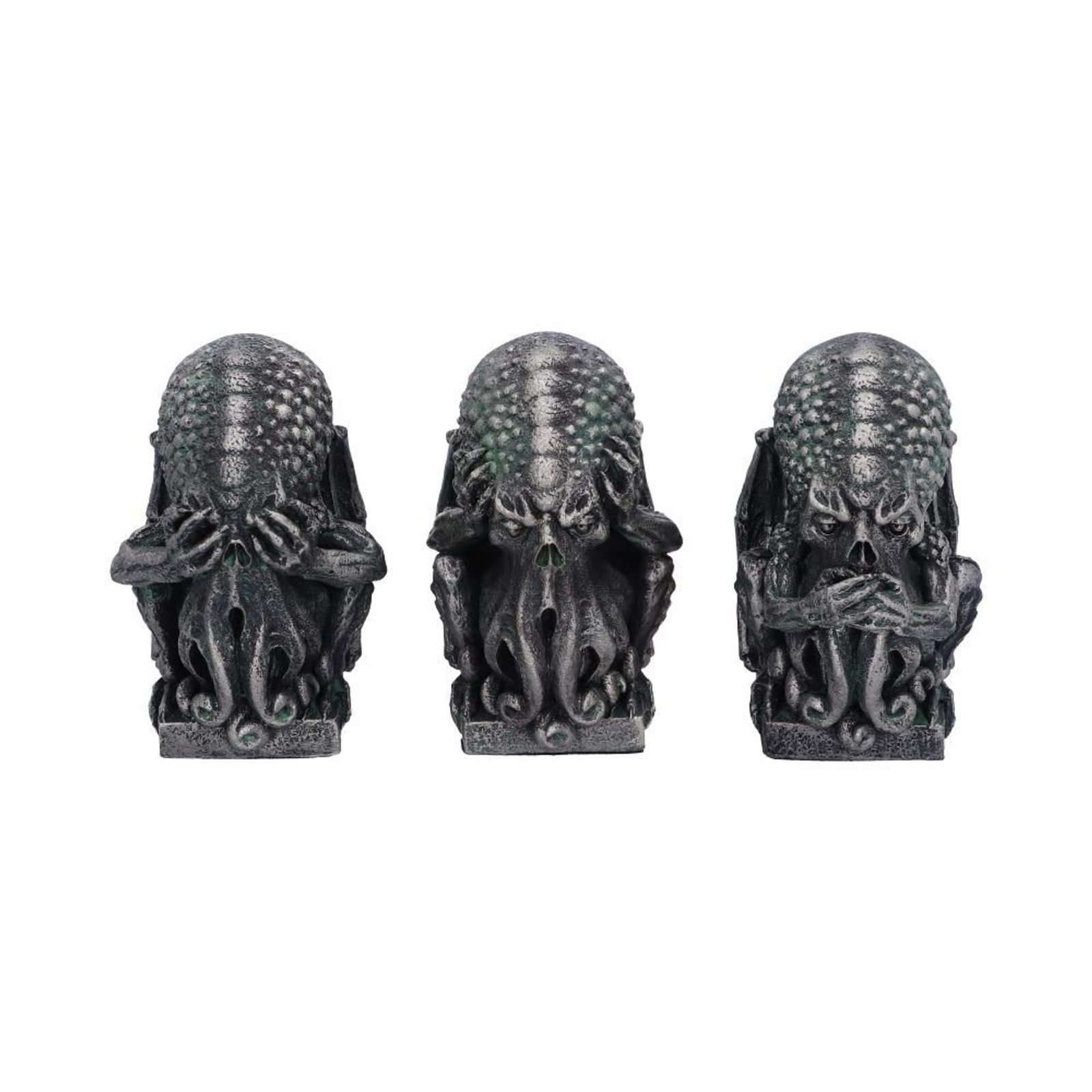 Three Cthulhu statues 7.6cm Wulflund