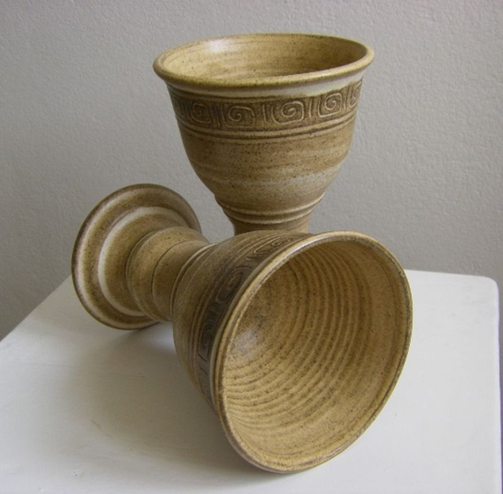 Medieval Ceramic Goblet for Wine Wulflund