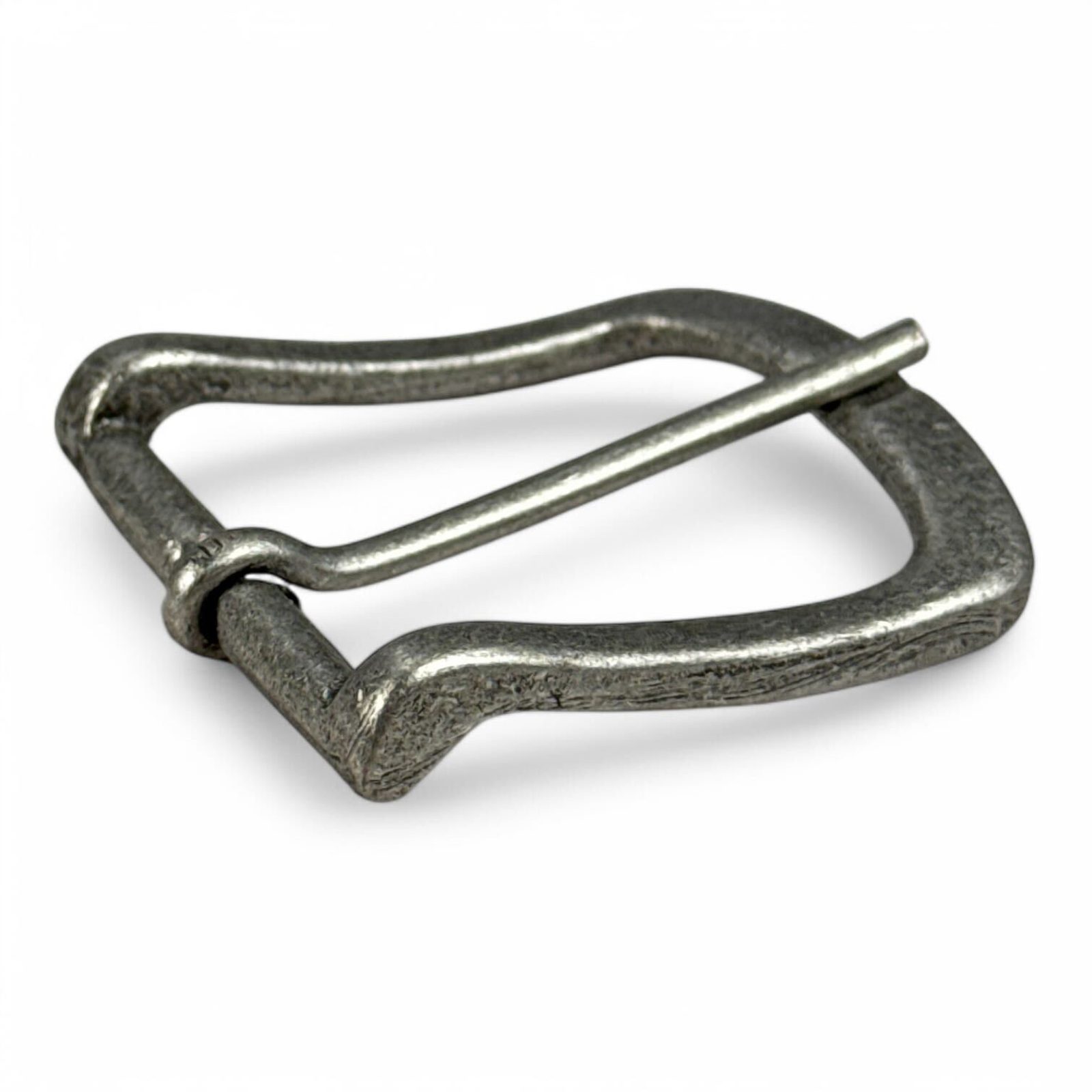 Modern belt buckle, old brass Wulflund