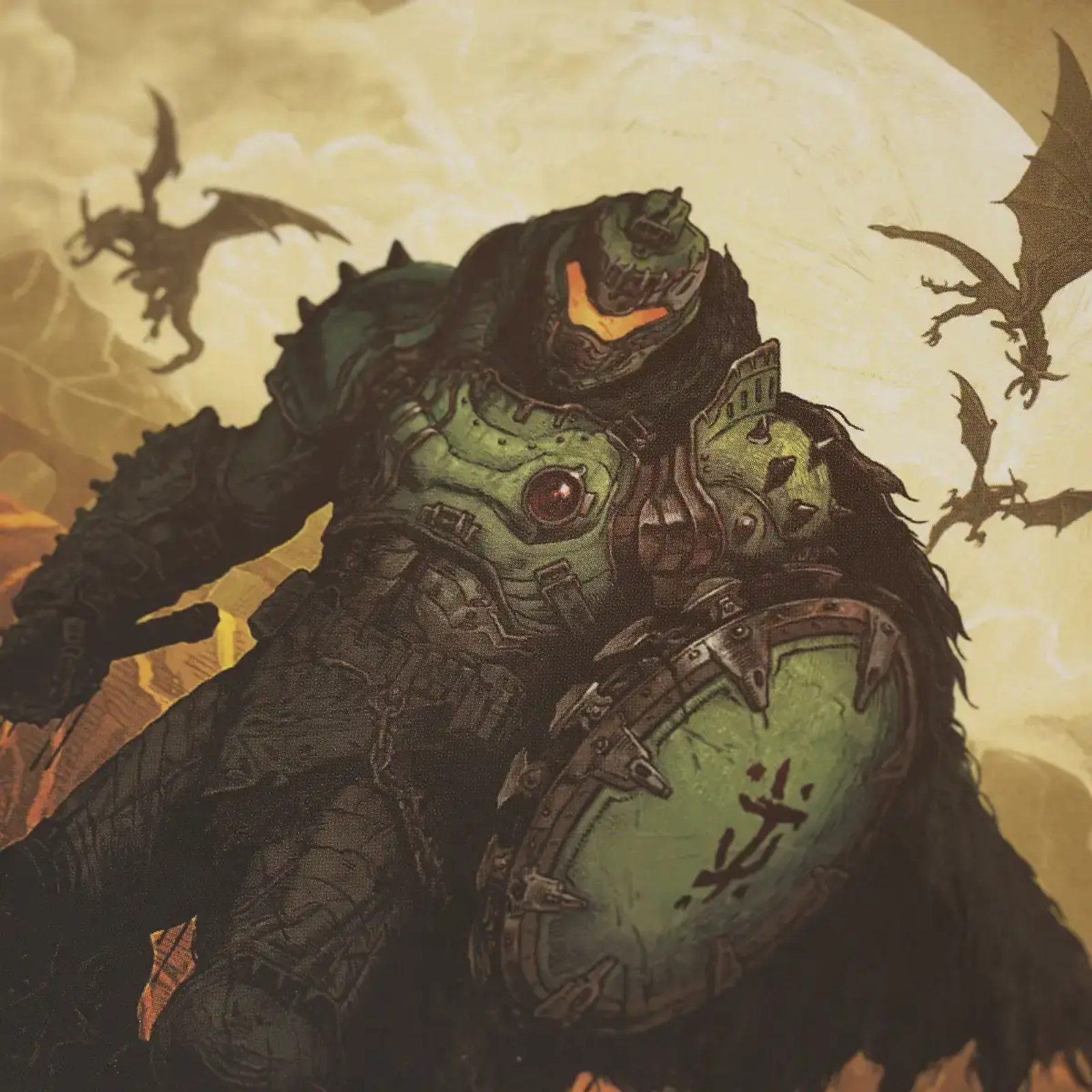 Doom notebook - Keyart Wulflund