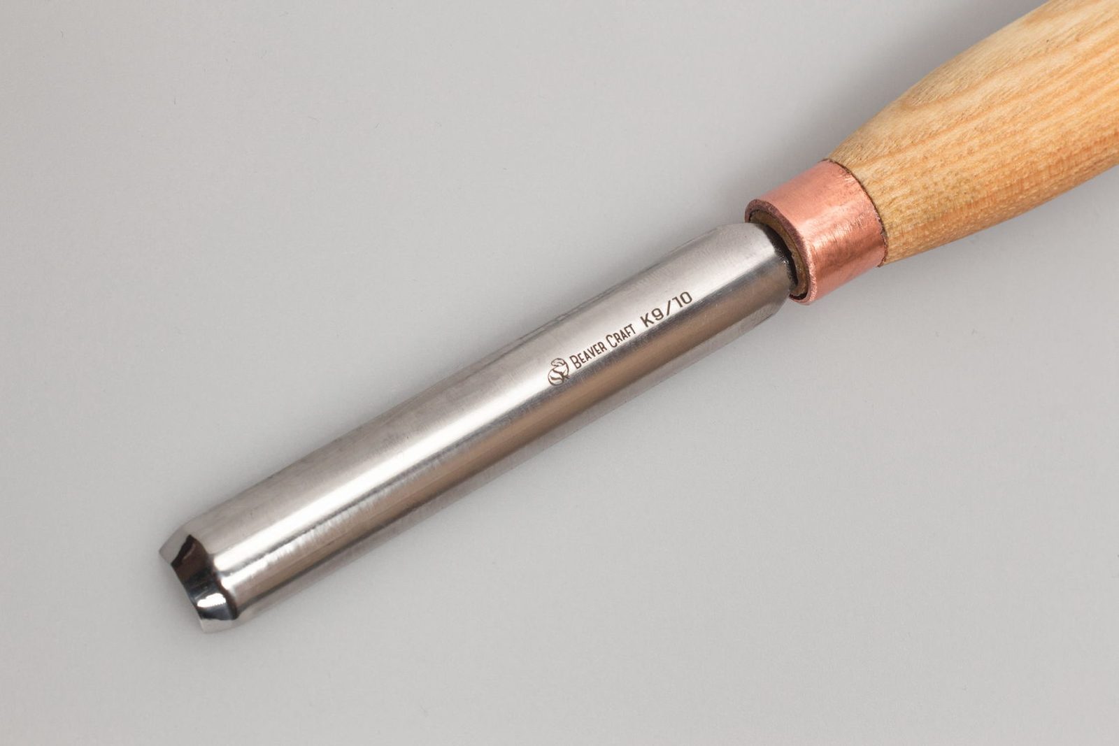 K9/10 – Compact straight rounded chisel. Sweep №9 Wulflund