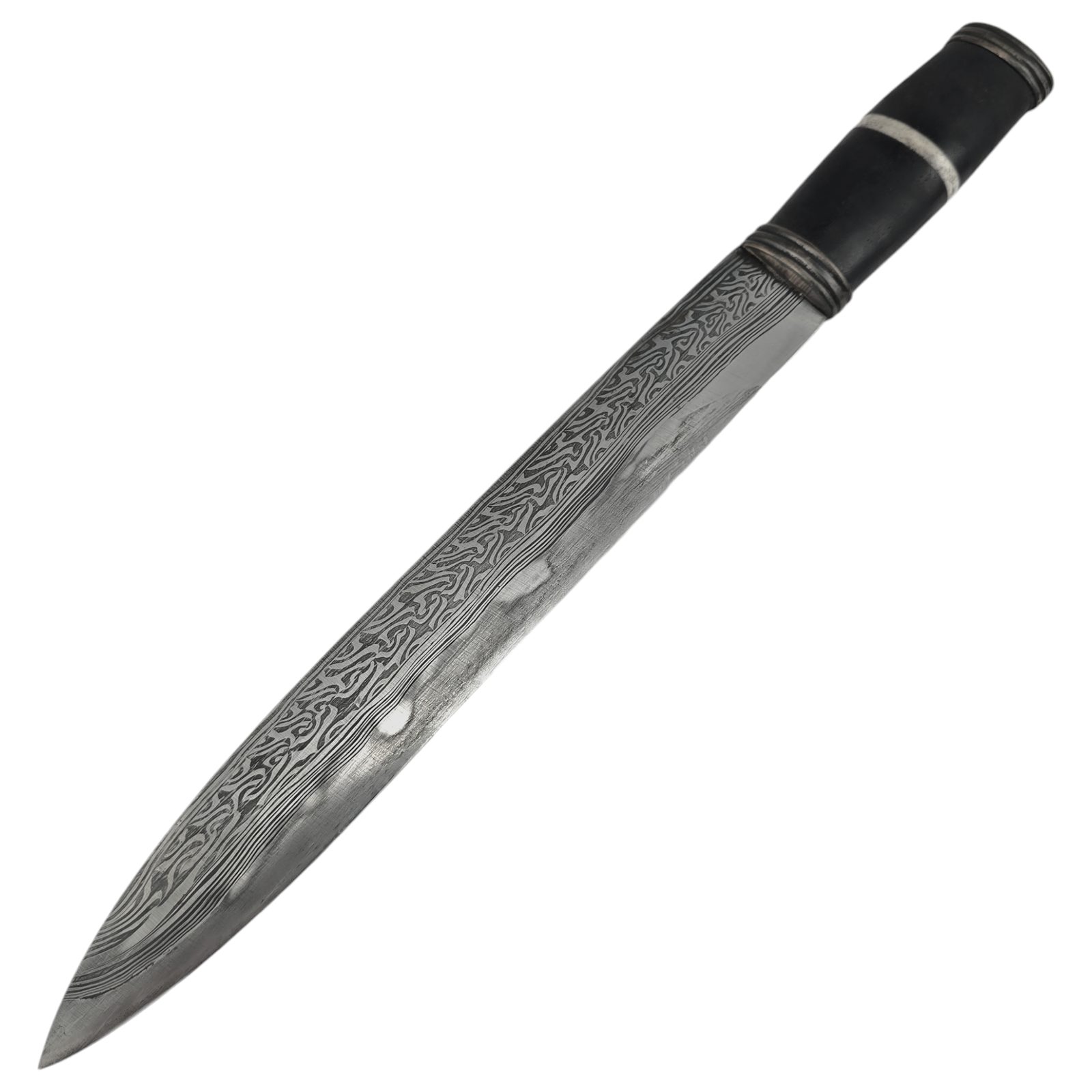 HAGAL, knife seax, damascus steel Wulflund
