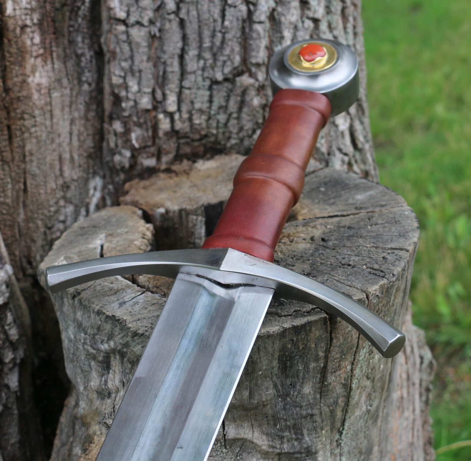 CAROLUS REX, medieval forged sword, sharp replica Wulflund