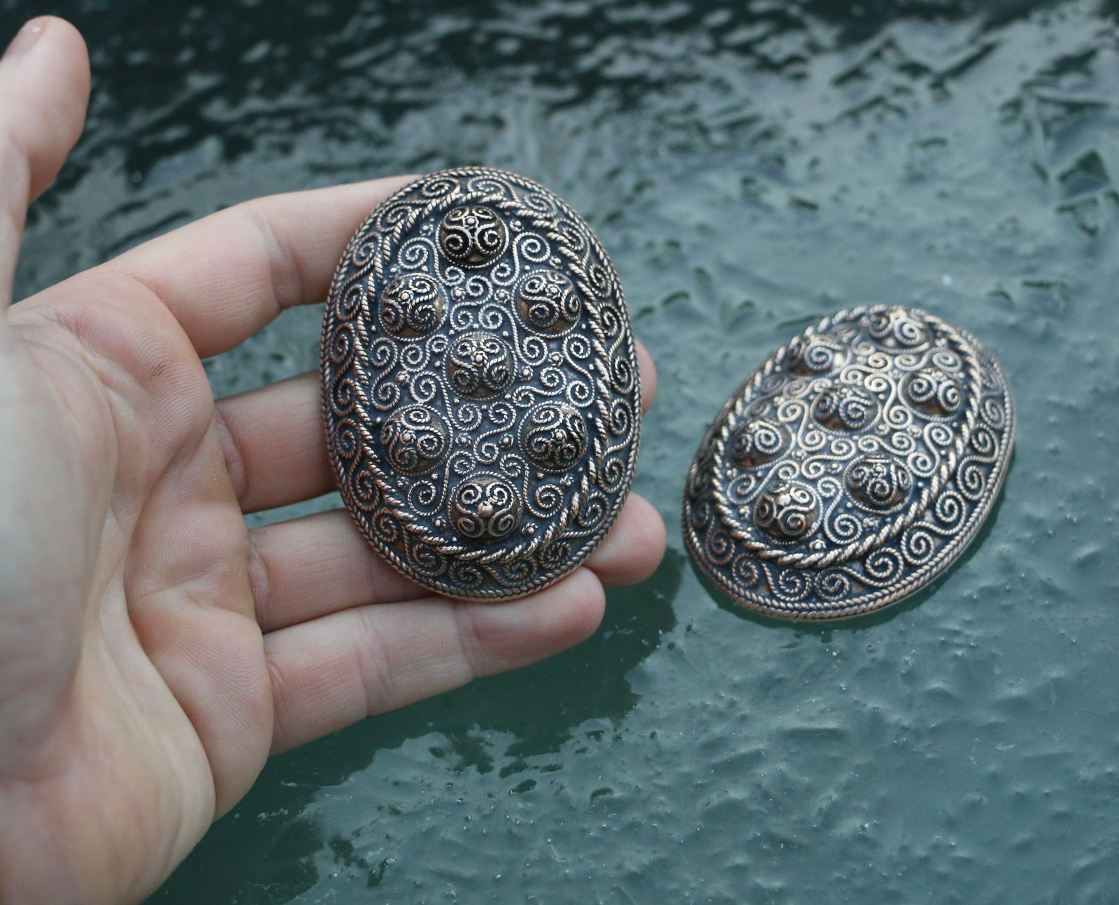 Viking tortoise brooches store