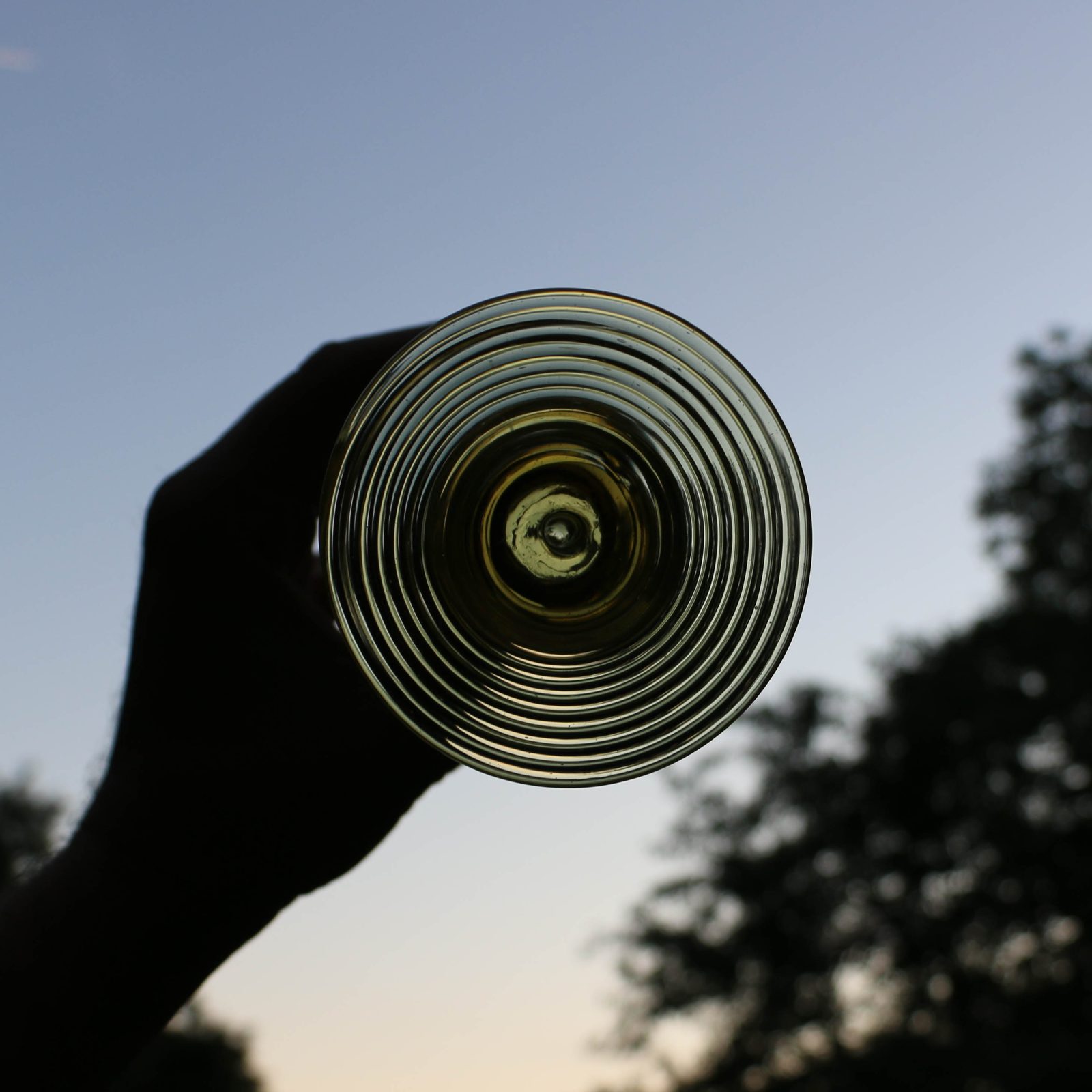 RUM GLASSES, green forest glass SET of 2 Milaglass historical glass ...