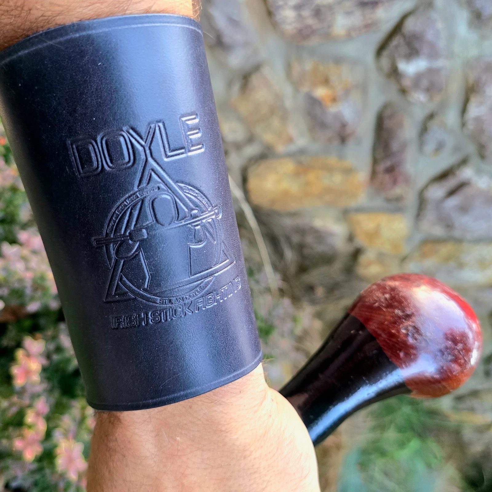 DOYLE, Irish Stick Fighting, wristband, black Wulflund