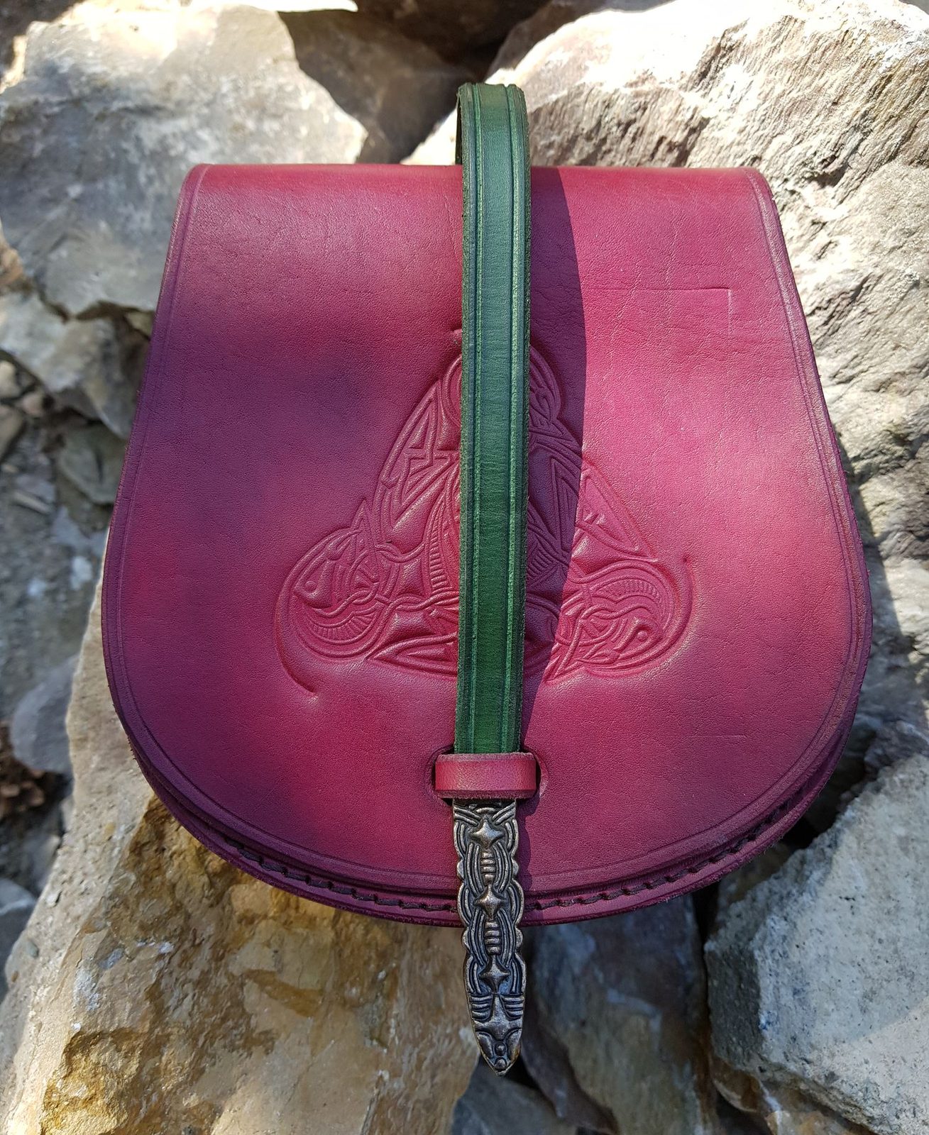 GOTLAND, Viking Leather Bag Wulflund