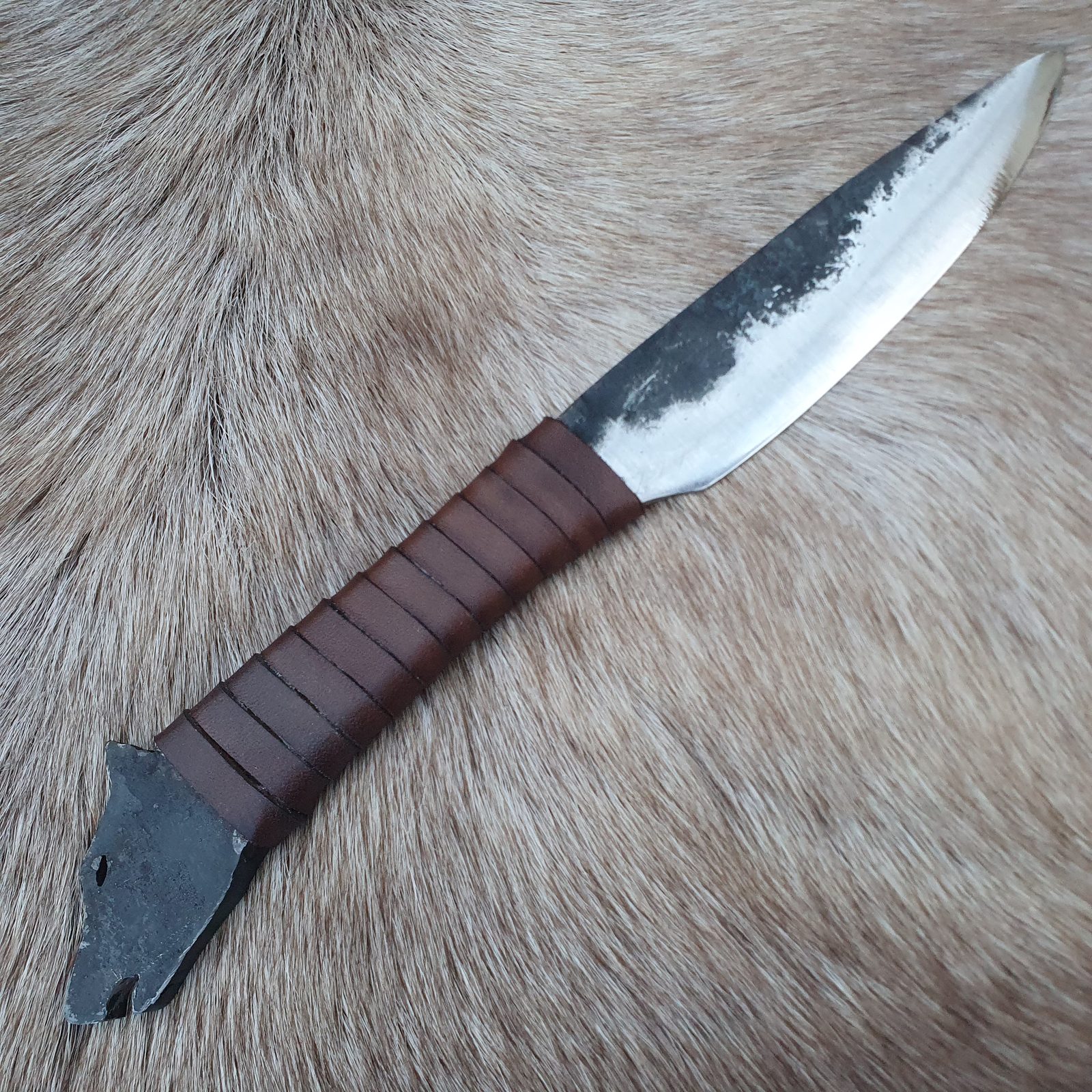 WOLF - Werewolf KUDLAK, knife with SCABBARD Drakkaria Historical knives ...