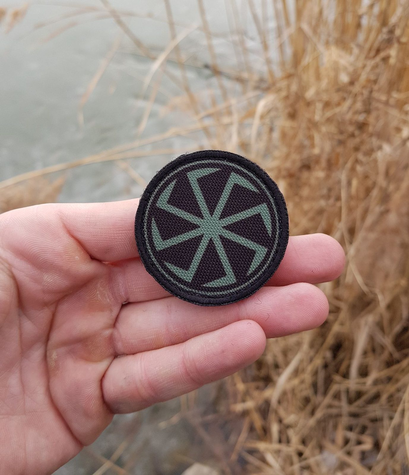 KOLOVRAT, Slavic Velcro Patch Wulflund