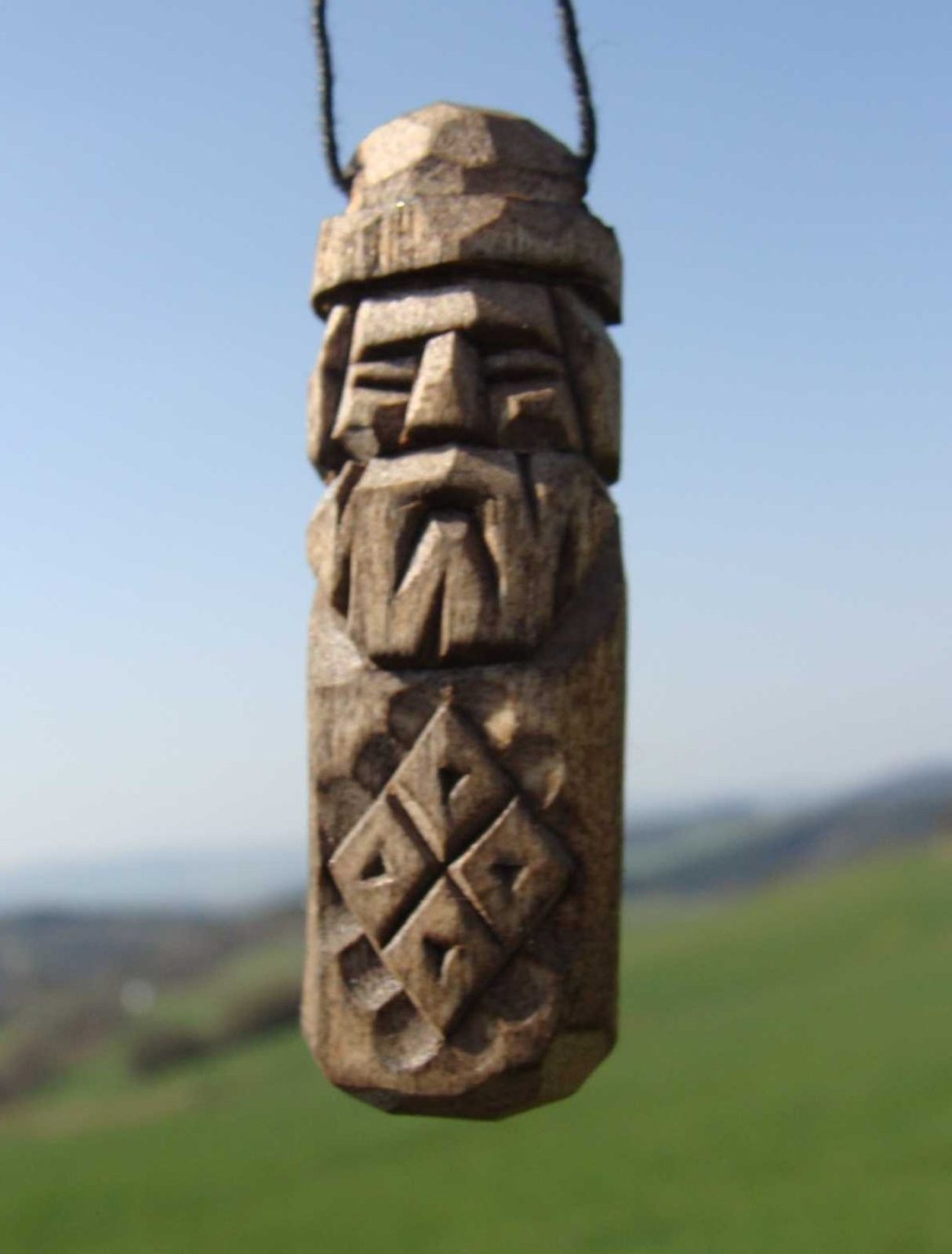 SLAVIC GREYBEARD, ploughed ground Slavic amulets Zinc amulets ...