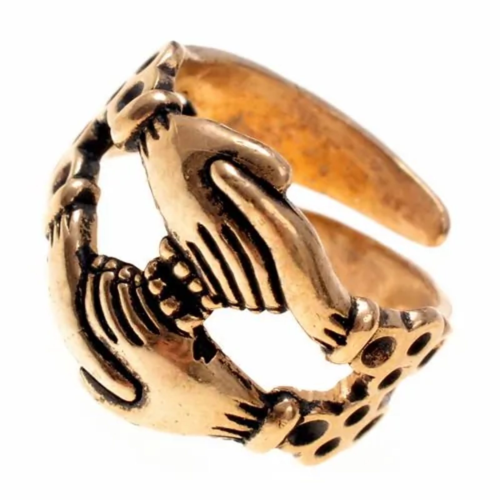 Medieval engagement ring XV: century, bronze Wulflund