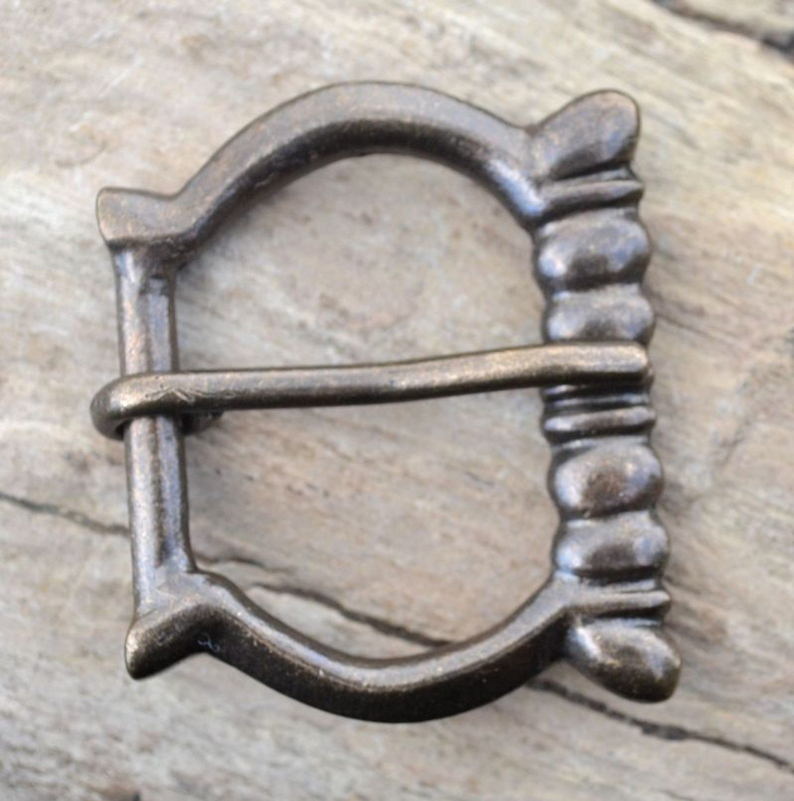 GOTHIC BUCKLE for BELTS, brass color Wulflund