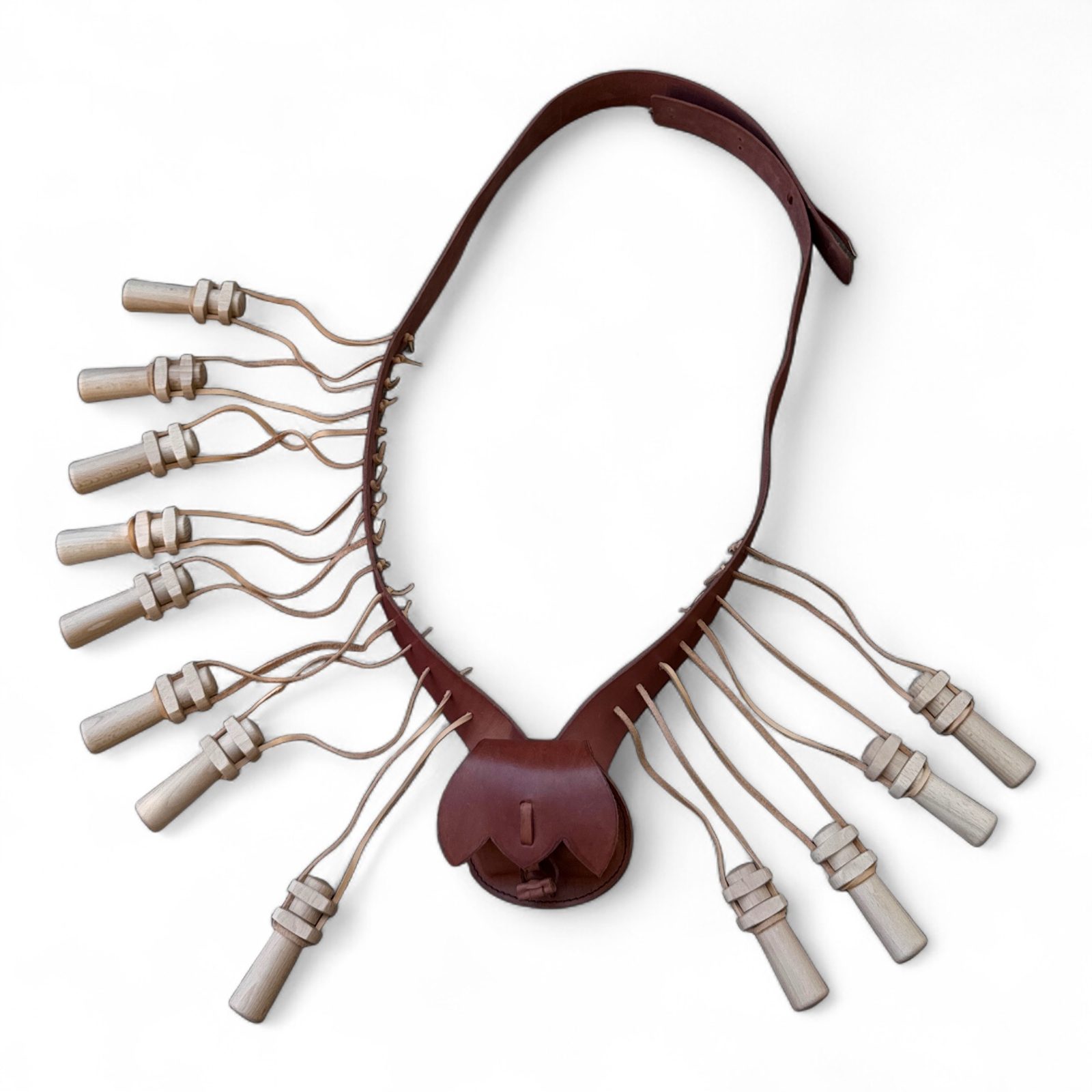Bandolier with apostles, 17th century, replica Wulflund