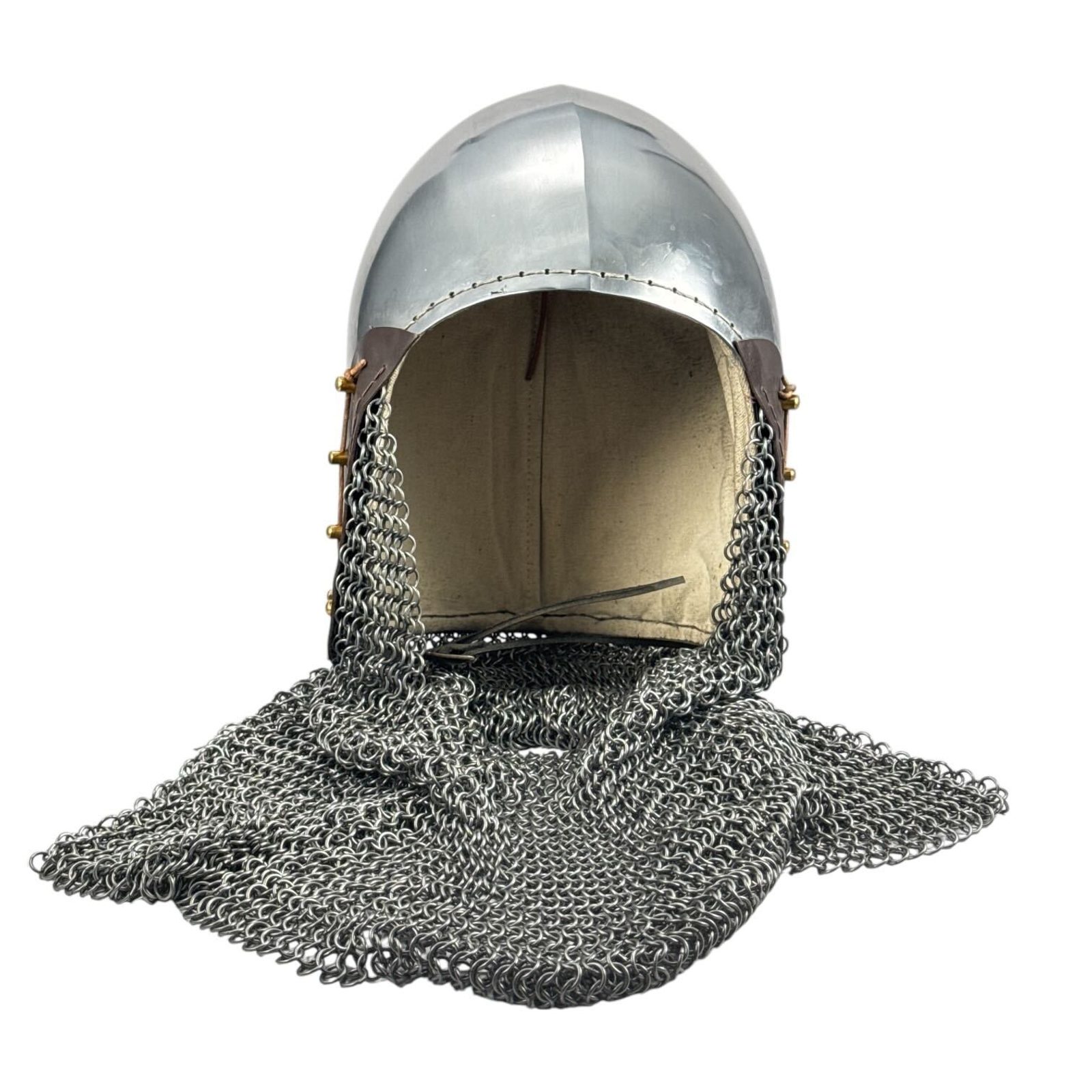 Bascinet Helmet with Aventail, 2 mm steel Wulflund