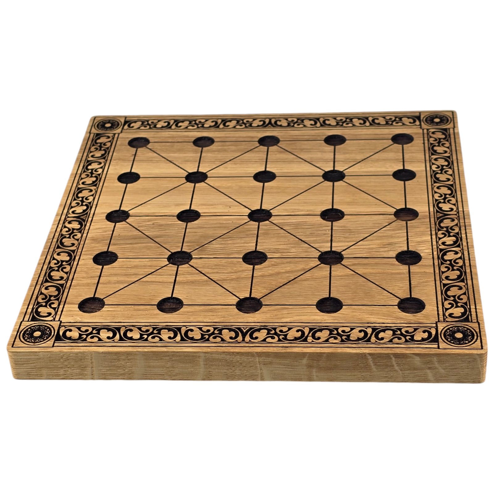 Alquerque, the medieval game of kings - the game board Wulflund
