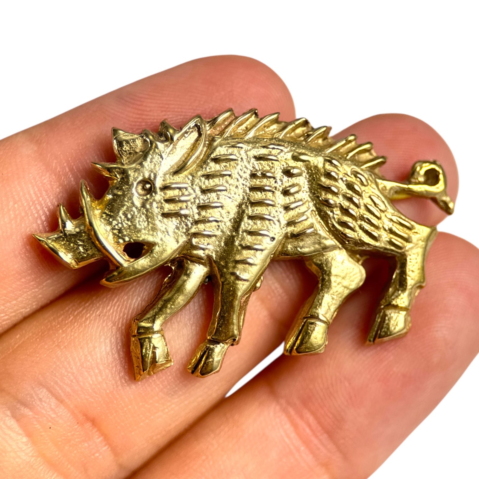 Boar, medieval pilgrim badge Wulflund