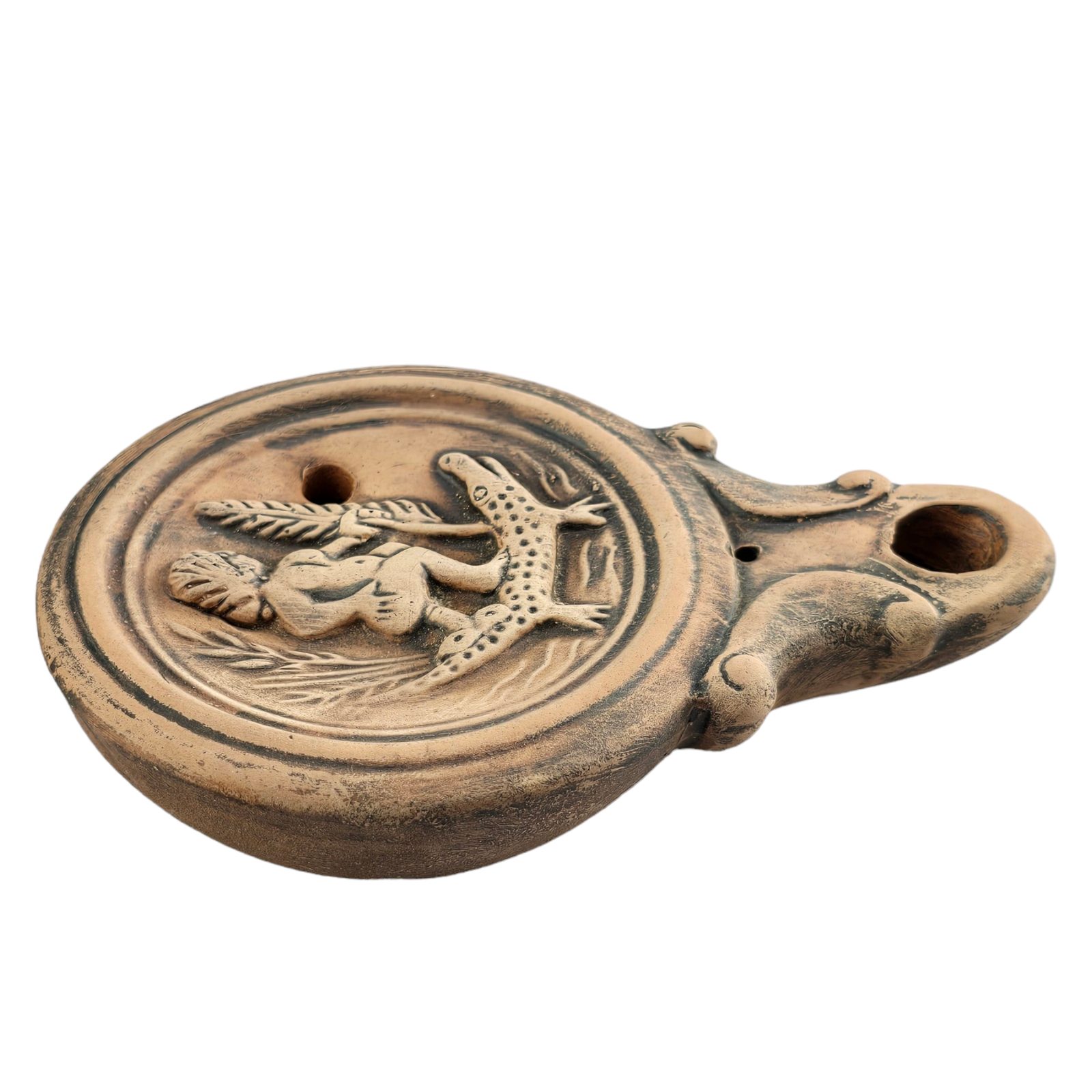 ROMAN OIL LAMP, CLEOPATRA lantern Wulflund