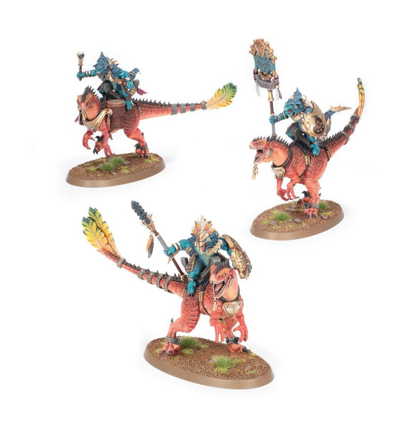 Warhammer Age of Sigmar SERAPHON: Aggradon Lancers Wulflund