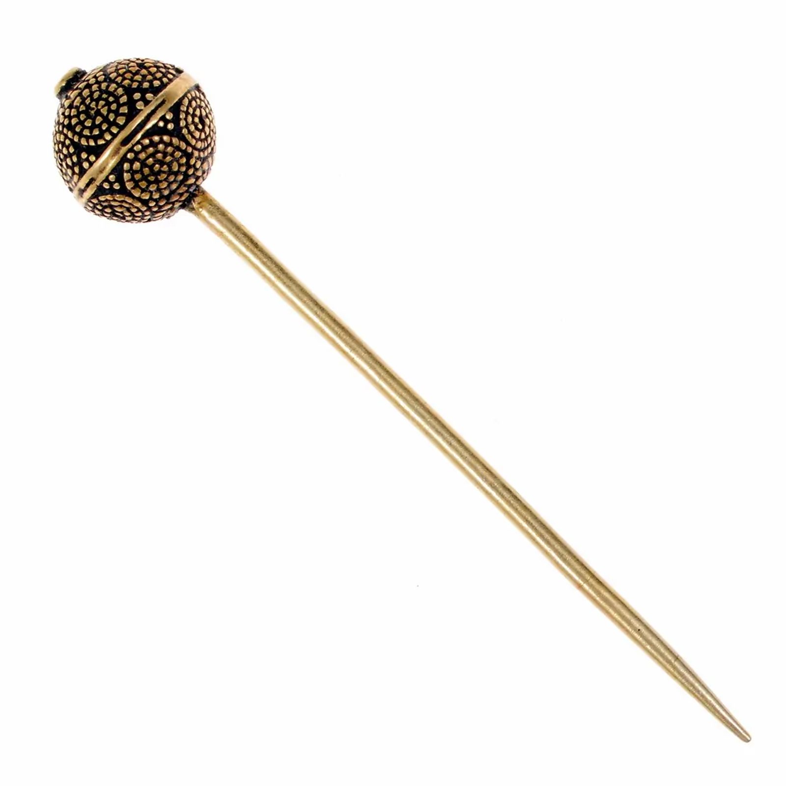 Medieval needle - brooch, bronze Wulflund