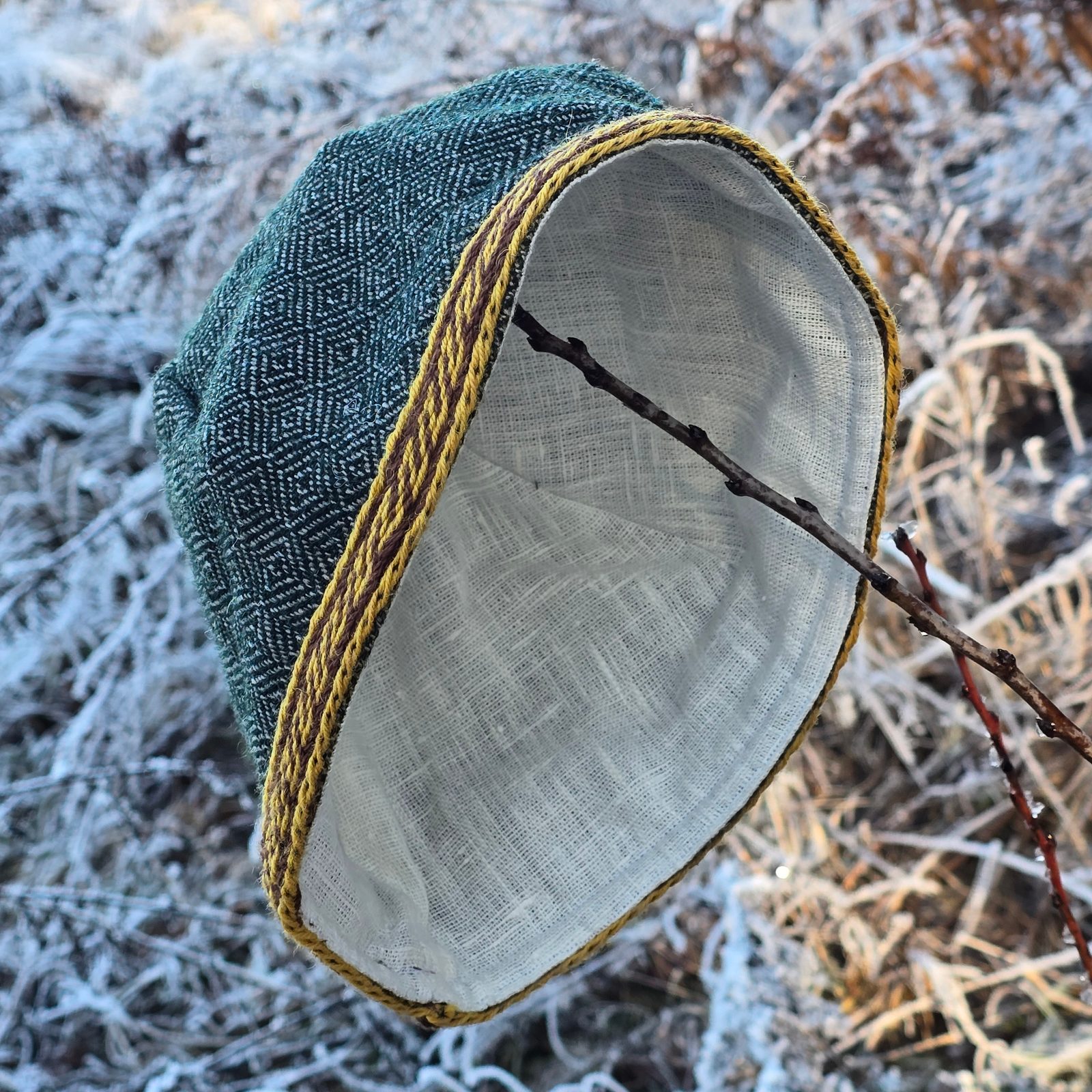 Viking cap with a carriage - Birka hats for men Historical costumes ...