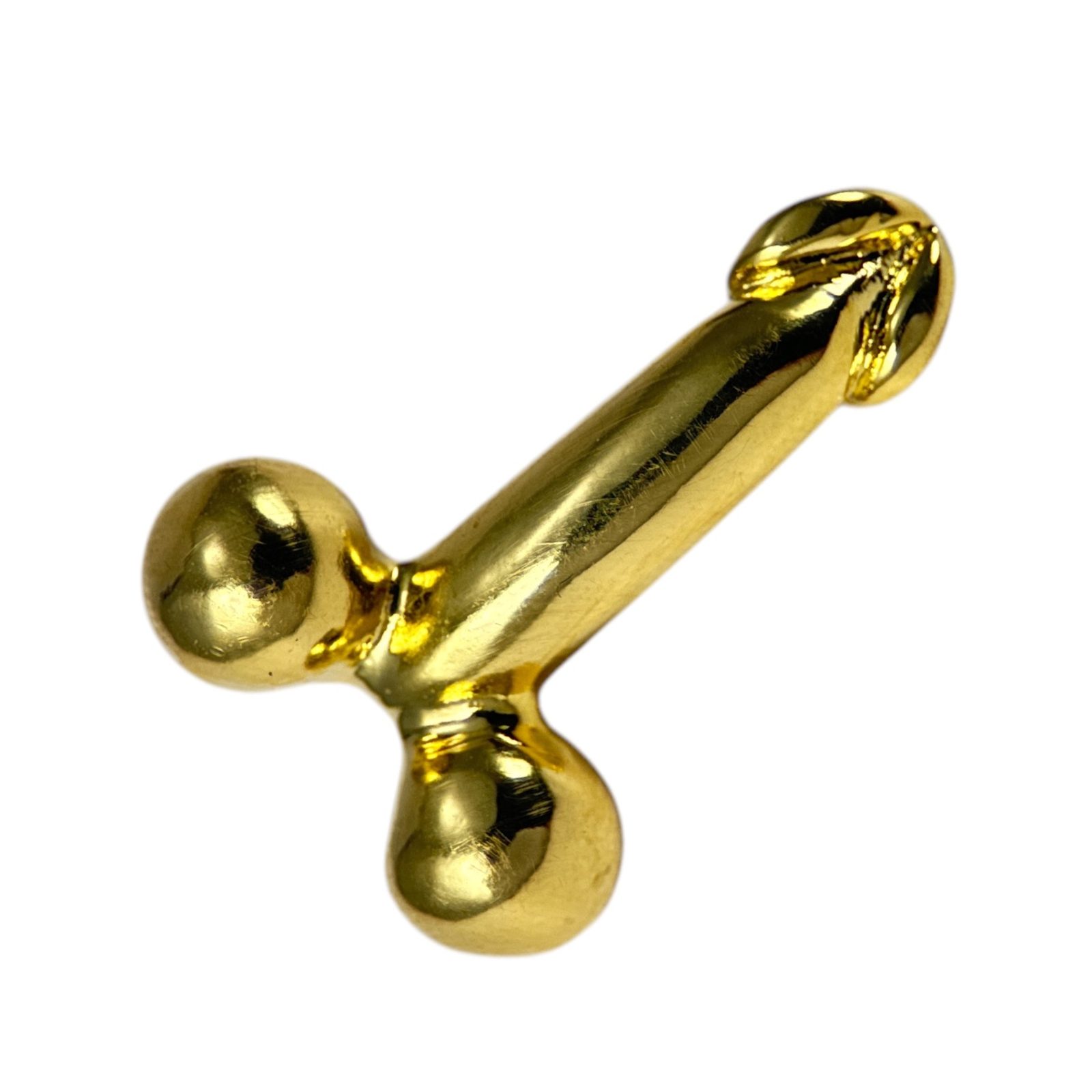 FASCINUS, Roman phallic pendant Gold plated Wulflund