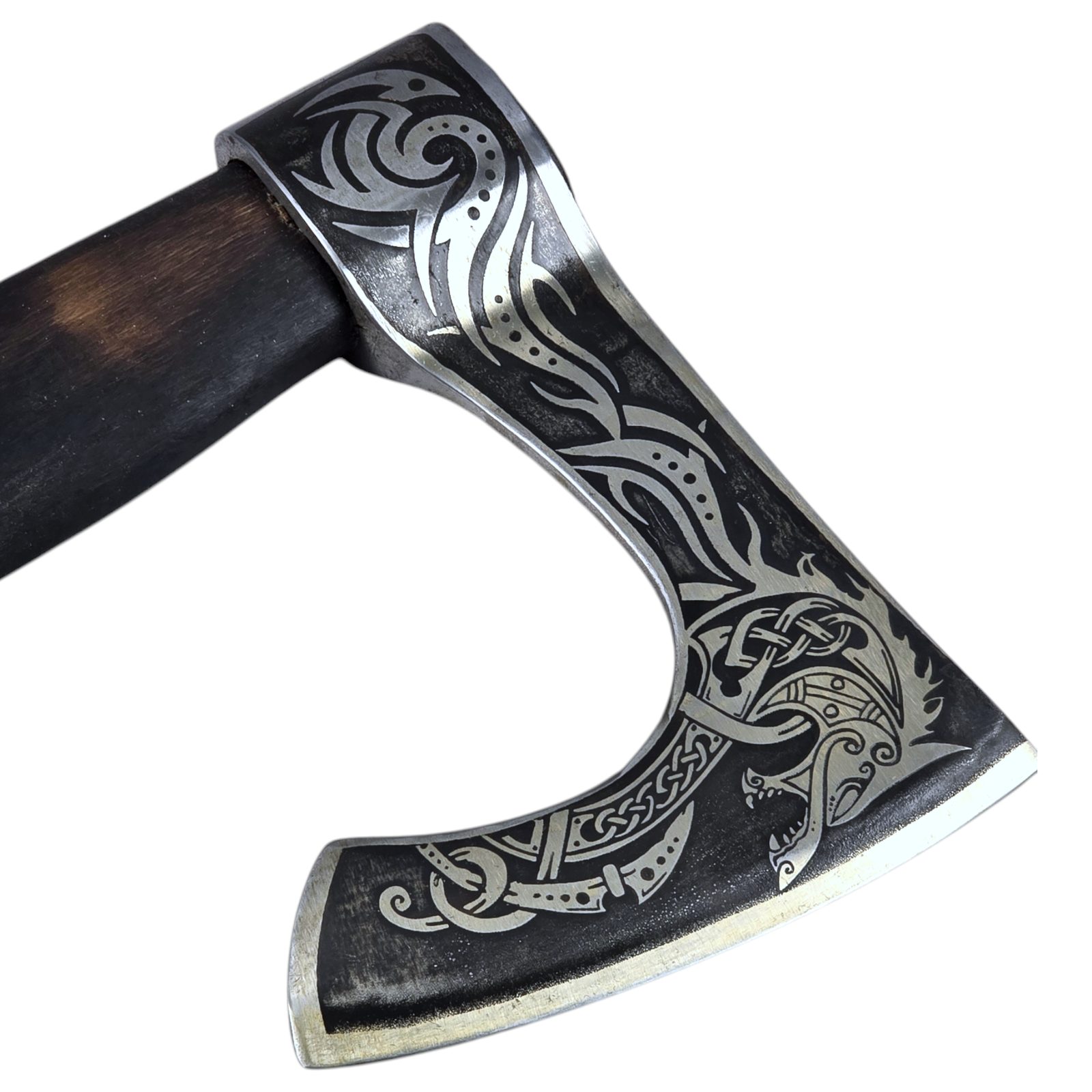Viking axe wolf Fenrir Wulflund