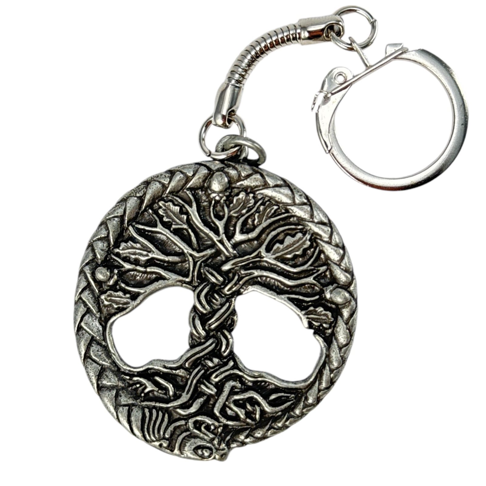CELTIC OAK sacred tree of life, zinc, keychain Wulflund