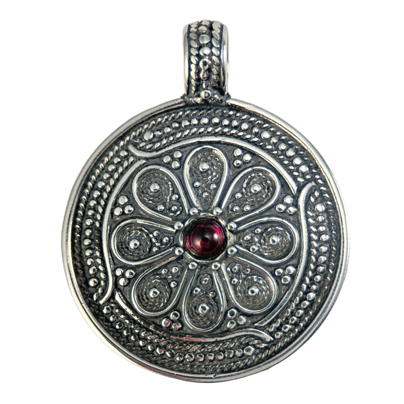 Goddess VESNA, Slavic silver pendant Wulflund