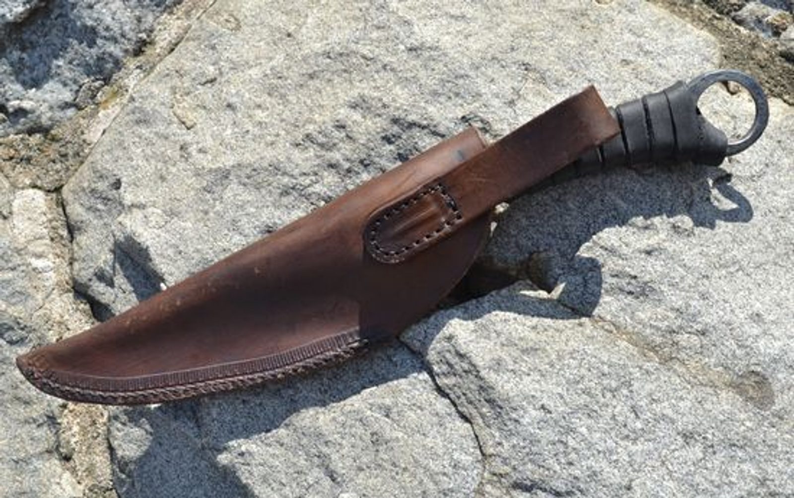 Leather sheath for large knife Wulflund
