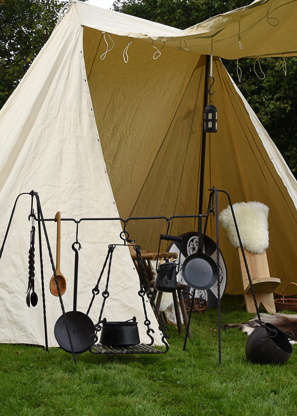 Saxon trade tent, 4 x 6 m Wulflund