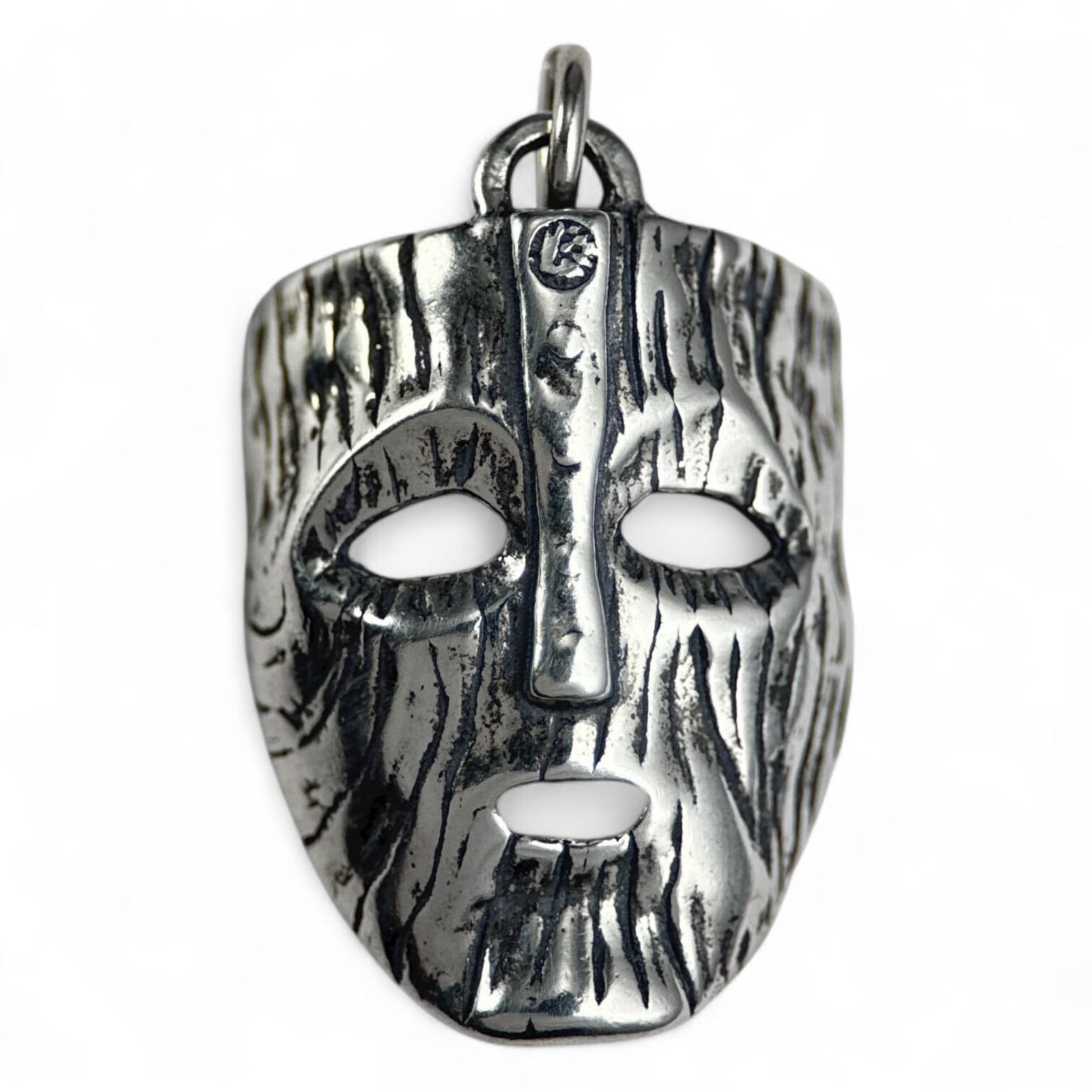 Shaman mask, pendant silver 925/1000 Wulflund
