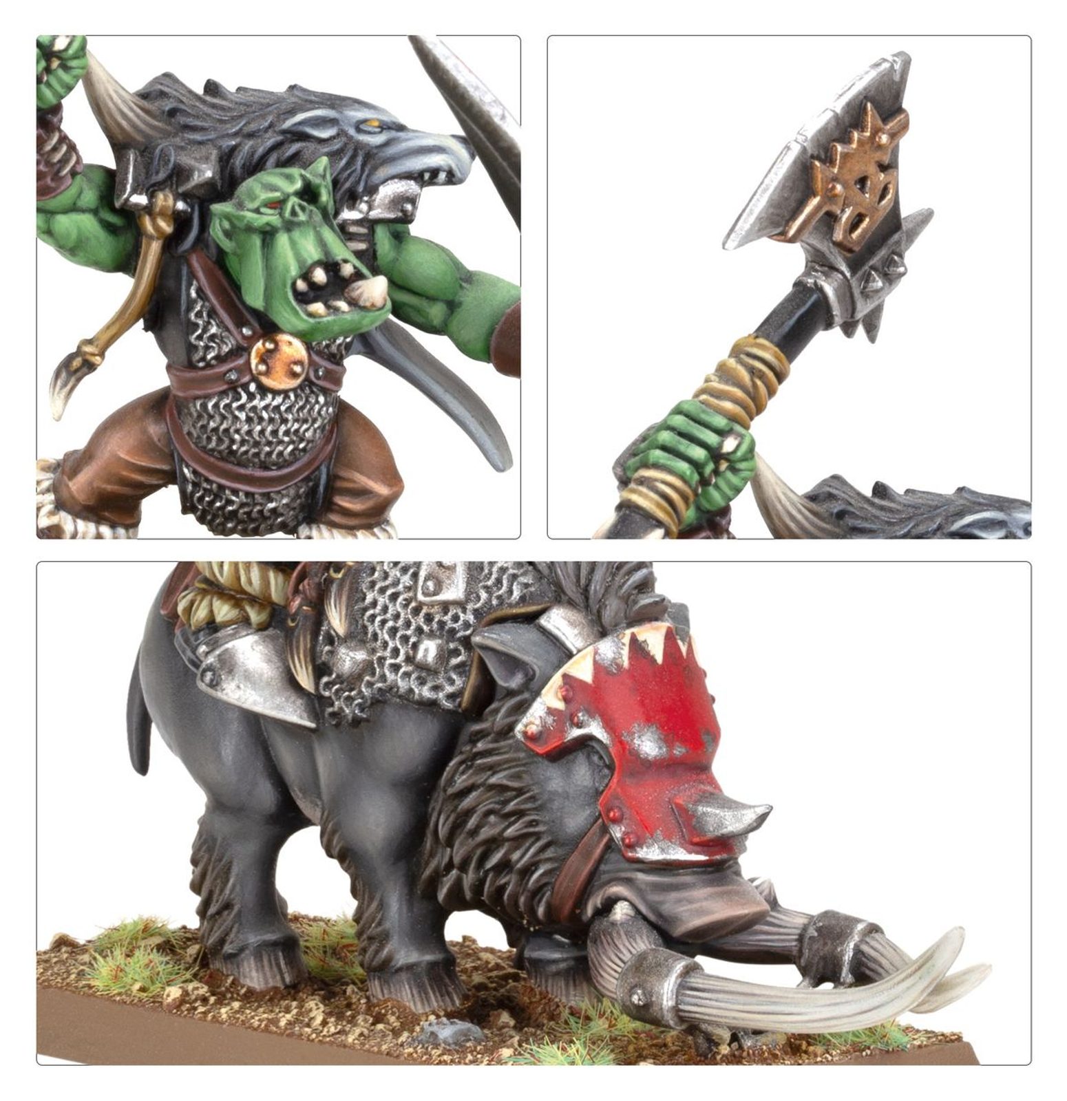 WARHAMMER OLD WORLD: ORC & GOBLIN TRIBES: ORC BOSSES Wulflund