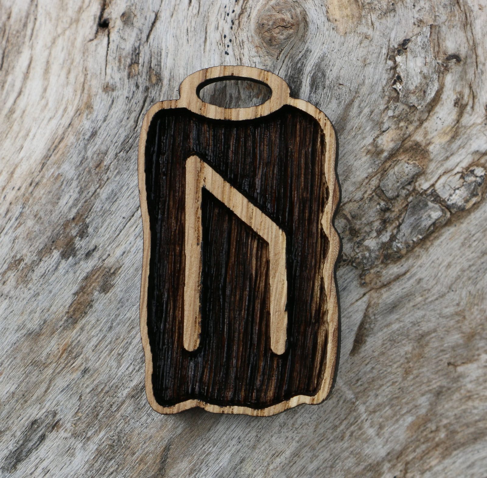 URUZ - Rune - Futhark, Wood Wulflund