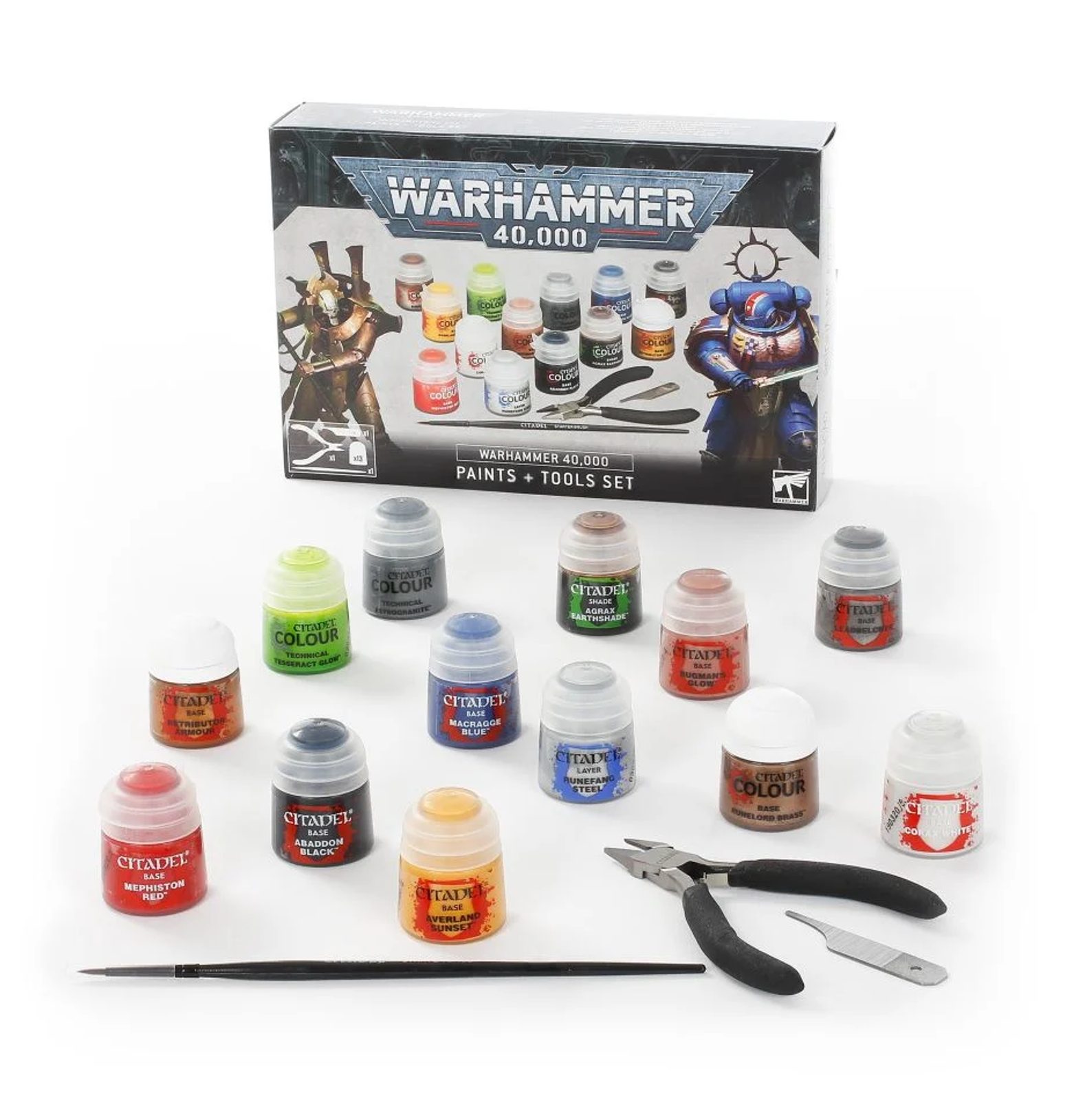 Warhammer 40,000: Paints + Tools Set Wulflund