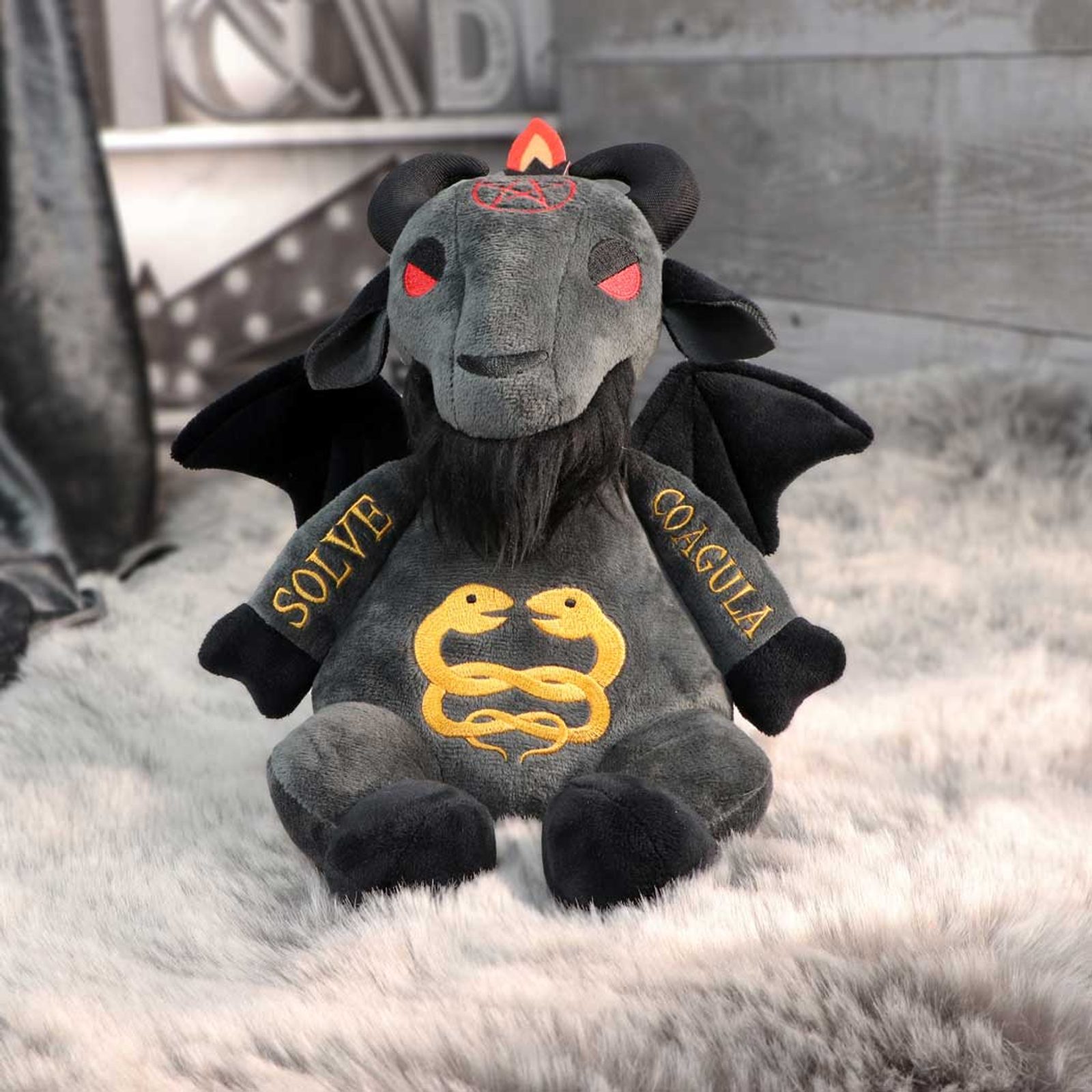 Baphomet, plush toy 22 cm Wulflund