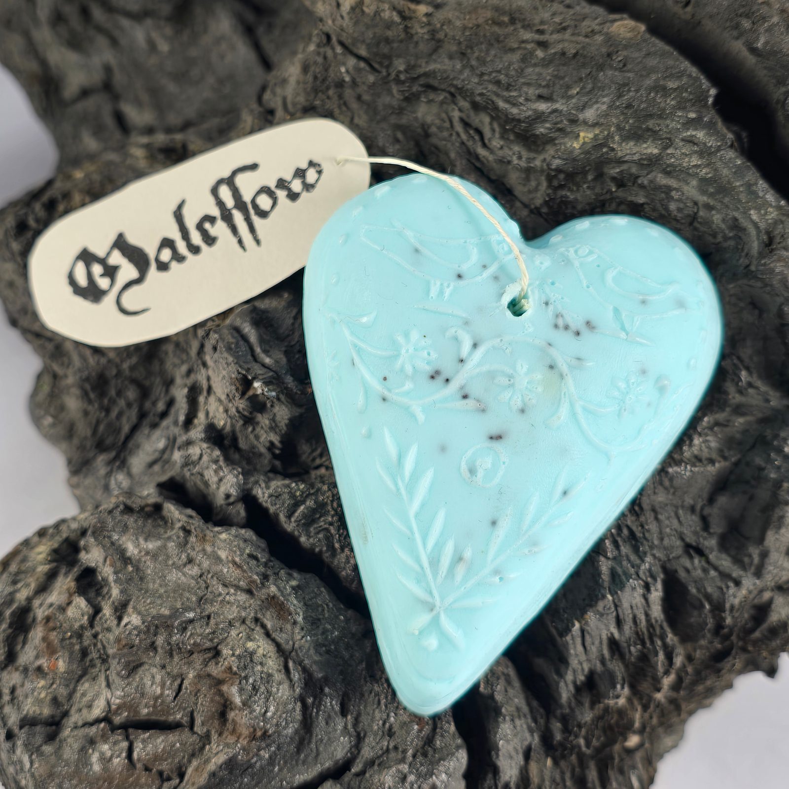 Medieval soap MALESSOW, small heart Wulflund