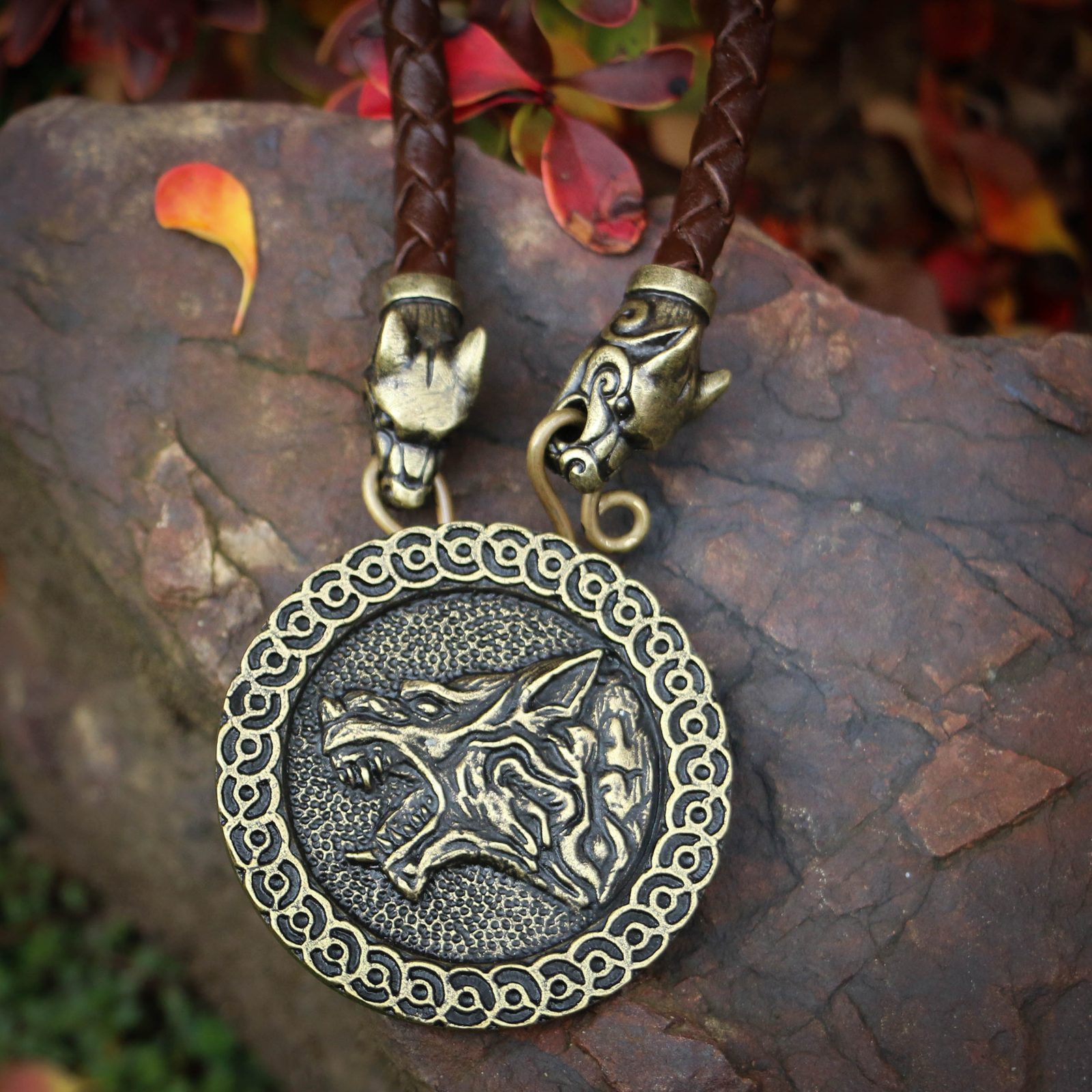 SLAVIC WEREWOLF, braided cord, zinc Wulflund