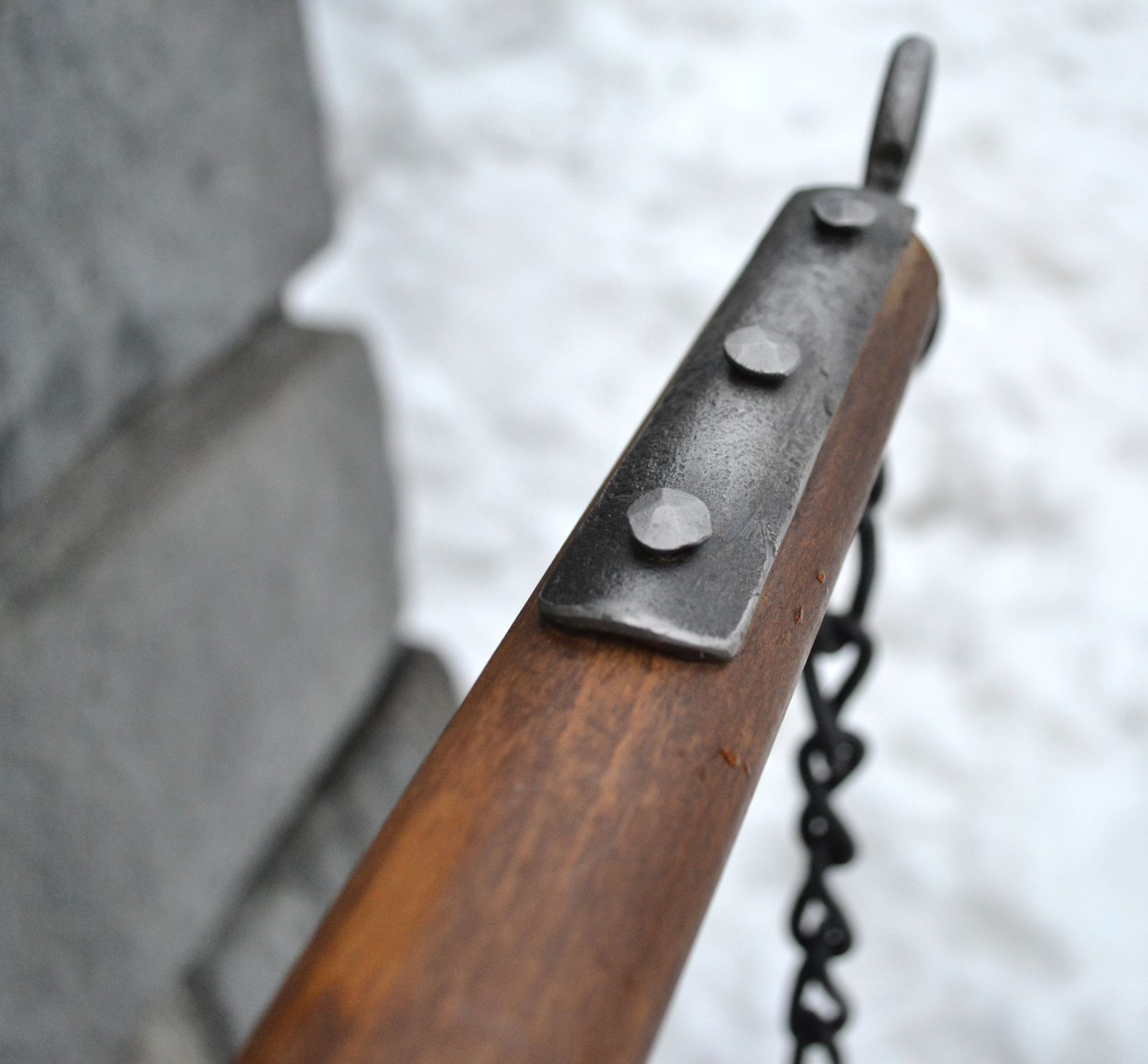 FLAIL, medieval weapon, 14th century, replica Wulflund