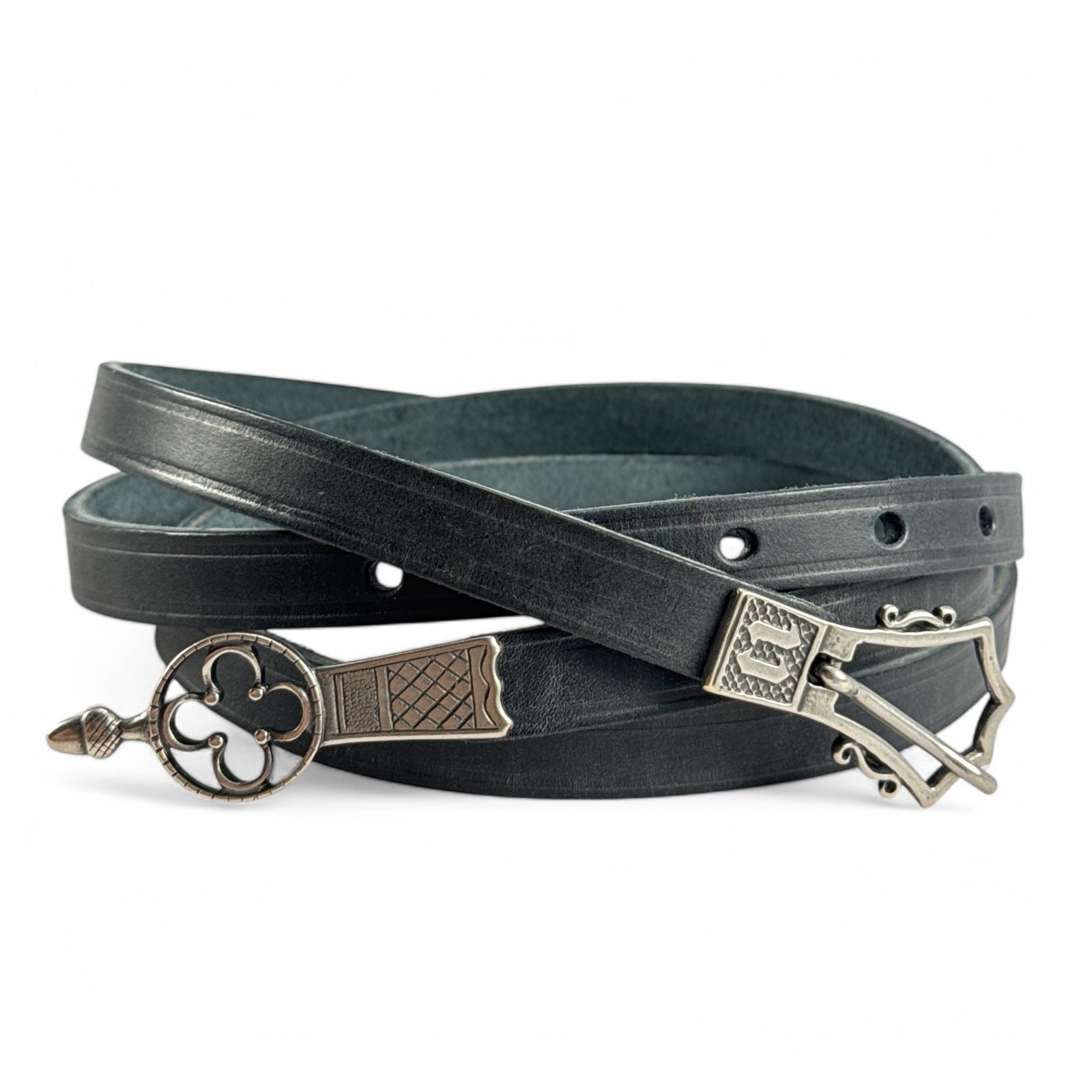 Medieval leather belt, England Wulflund