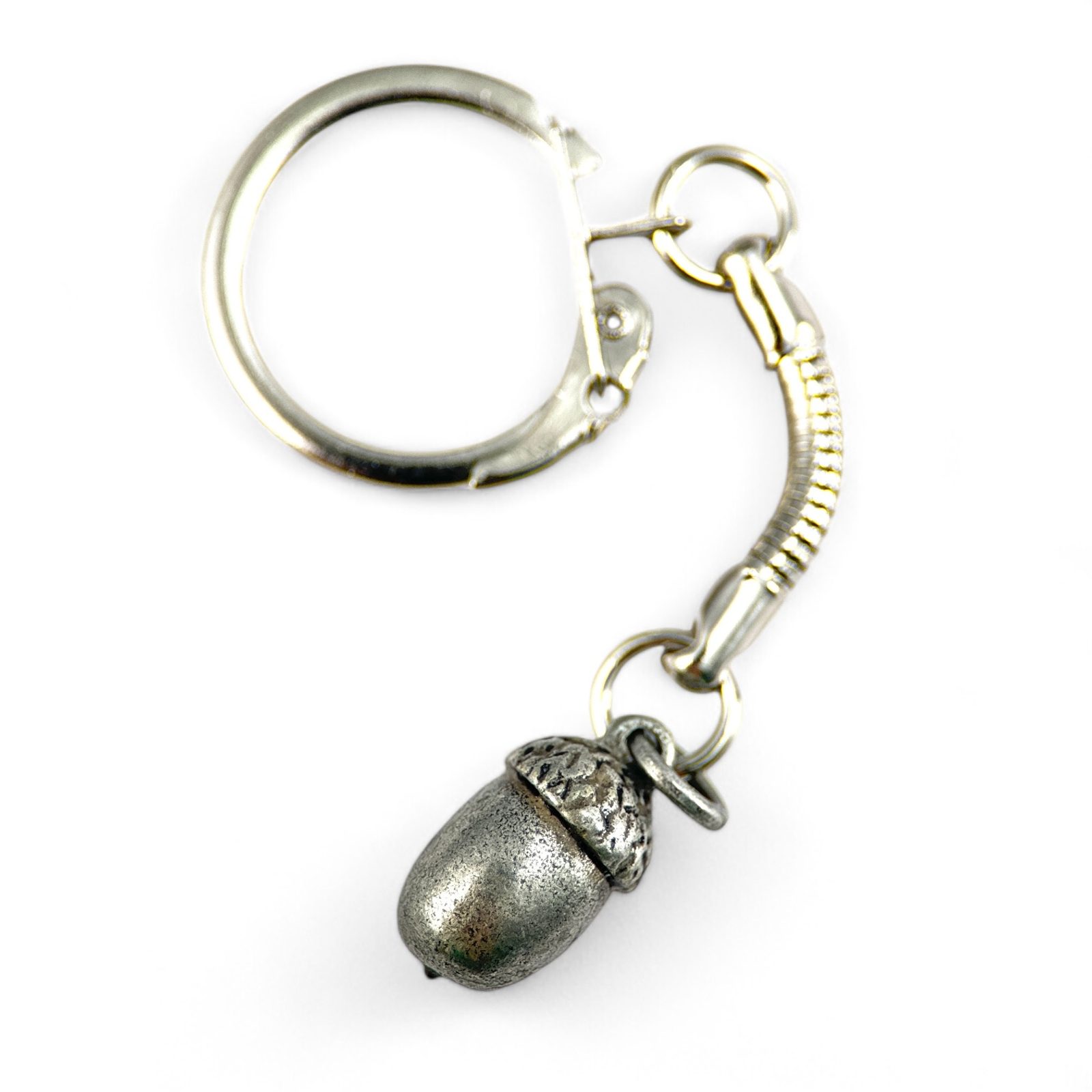 Acorn keyring, zinc antique silver Drakkaria Metal keychains Jewellery ...