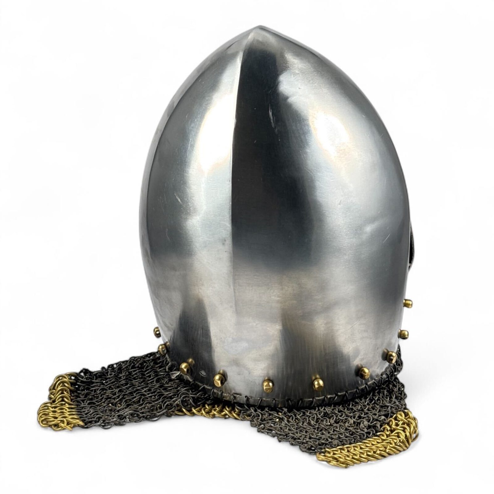 HENRY, German bascinet Klappvisor, medieval helmet, 2 mm sheet metal ...