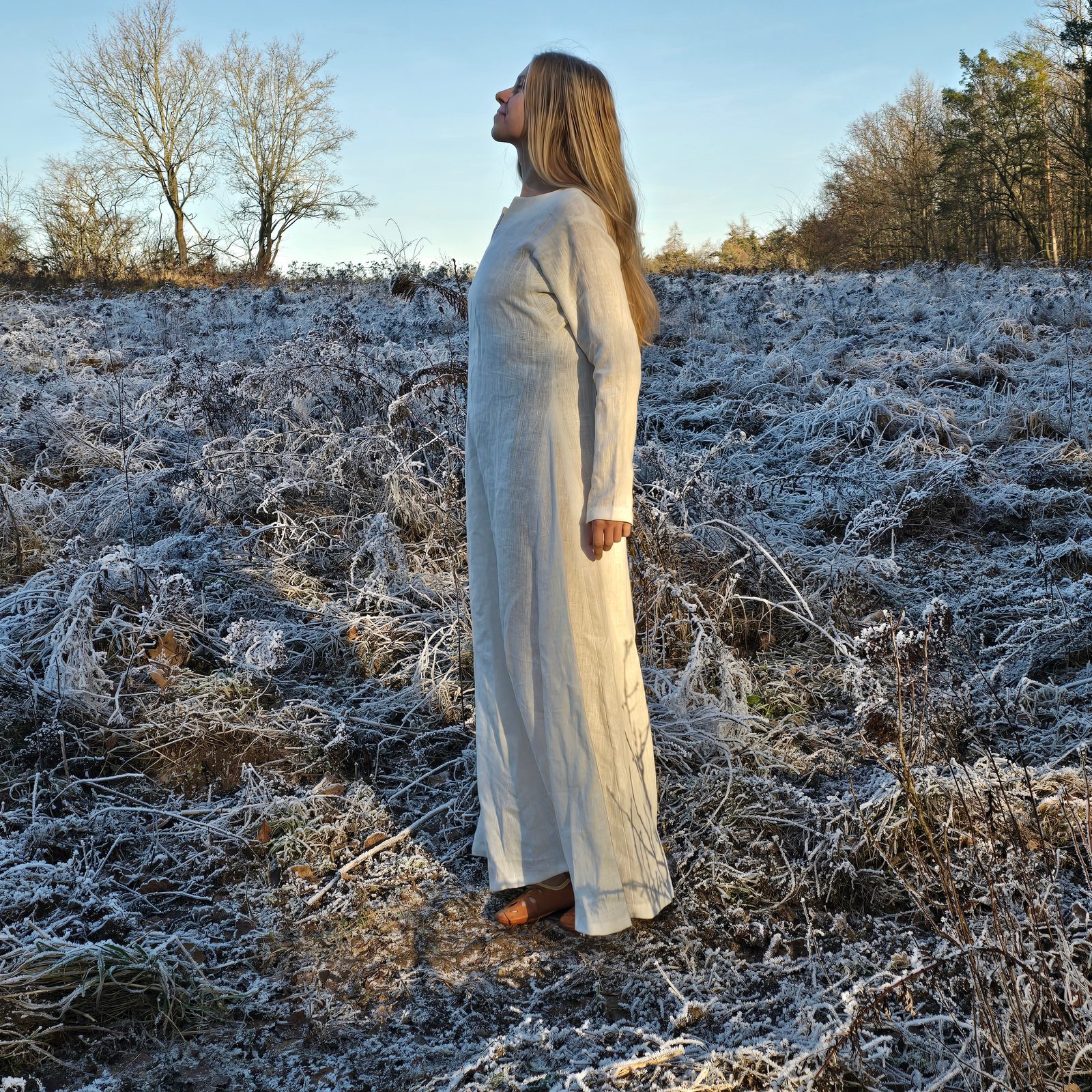 Viking linen dress Wulflund