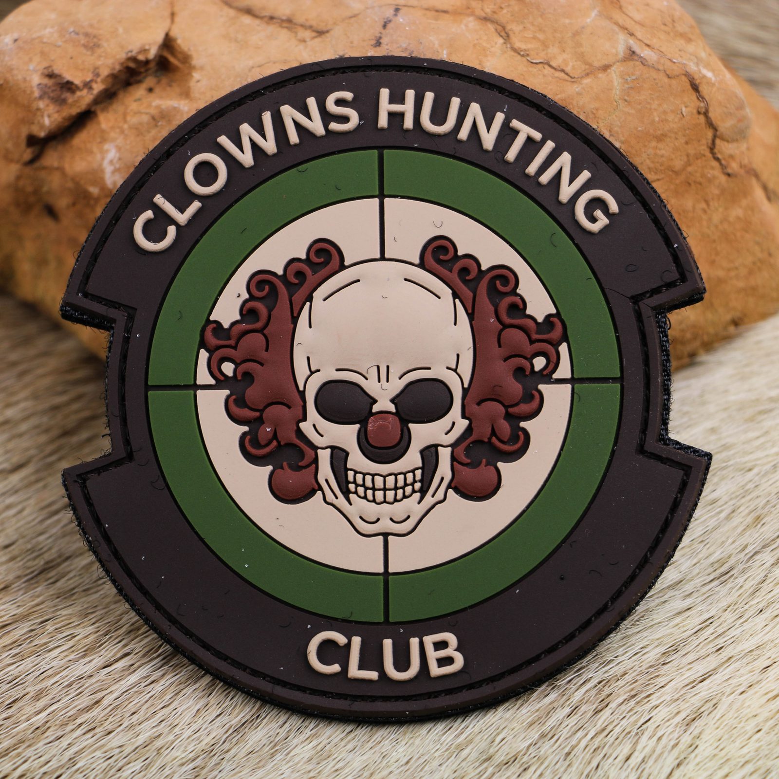 Clowns Hunting Club, Multi Patch 3D PVC Wulflund